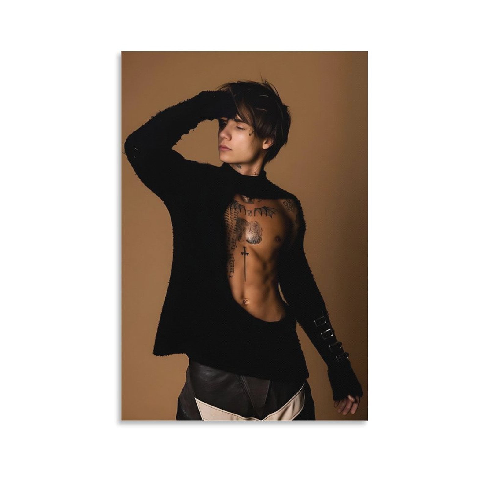 Poster Jxdn Black And White Singer Poster Cool Artworks Painting Wall ...