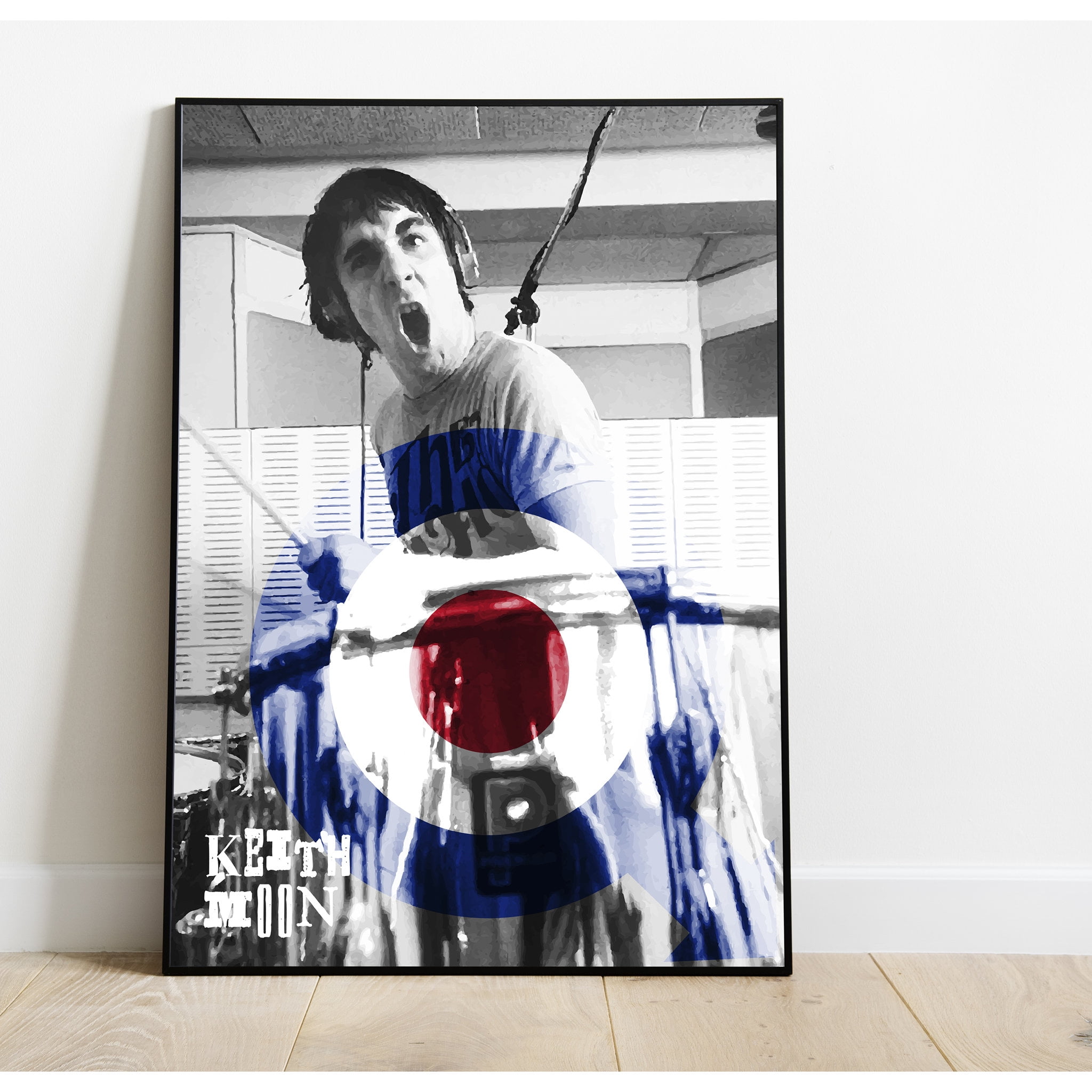 Poster Keith Moon | the who | wall art Poster | Iconic Drummer | Music ...