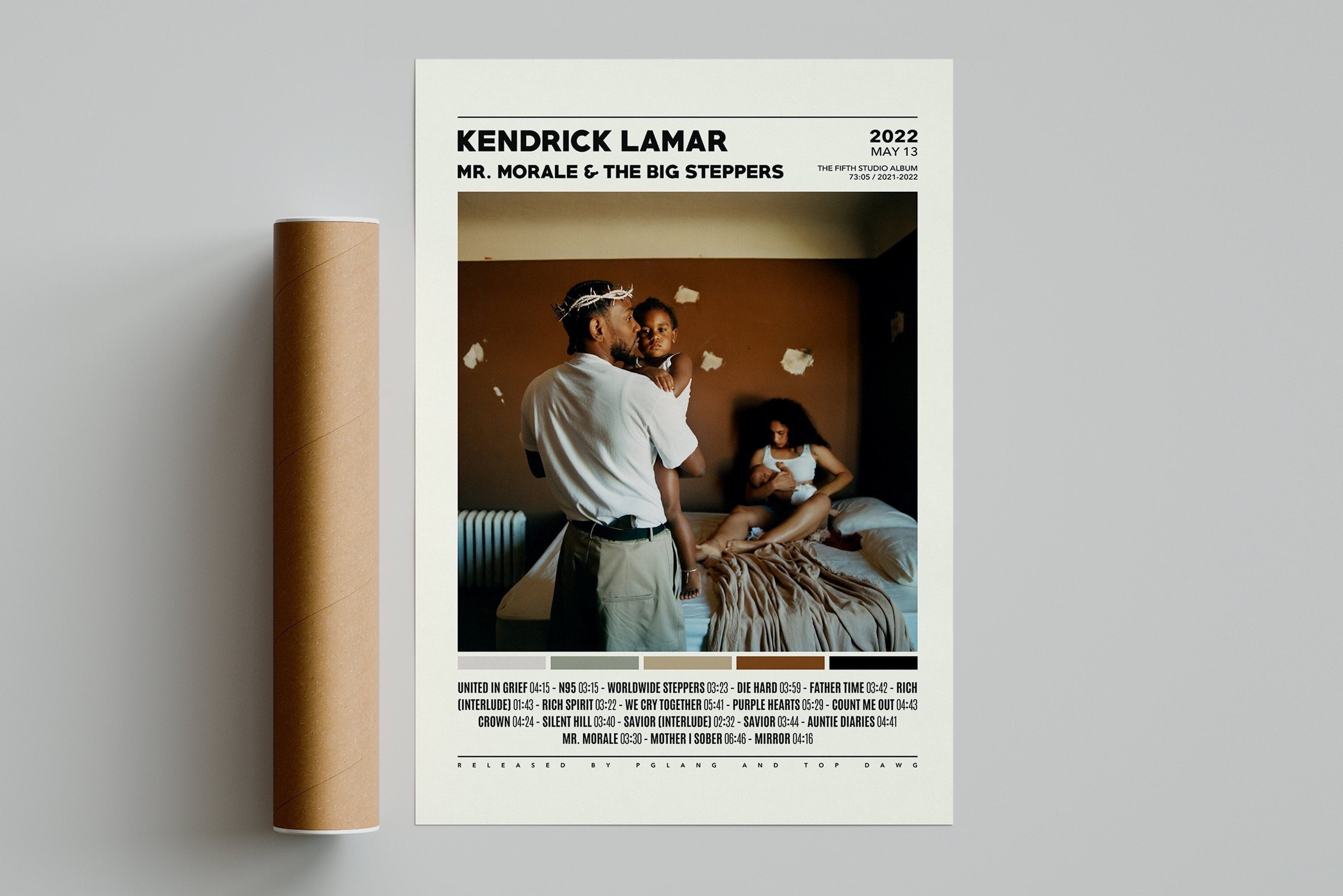 POSTER Kendrick Lamar Posters / Mr. Morale & the Big Steppers Poster ...