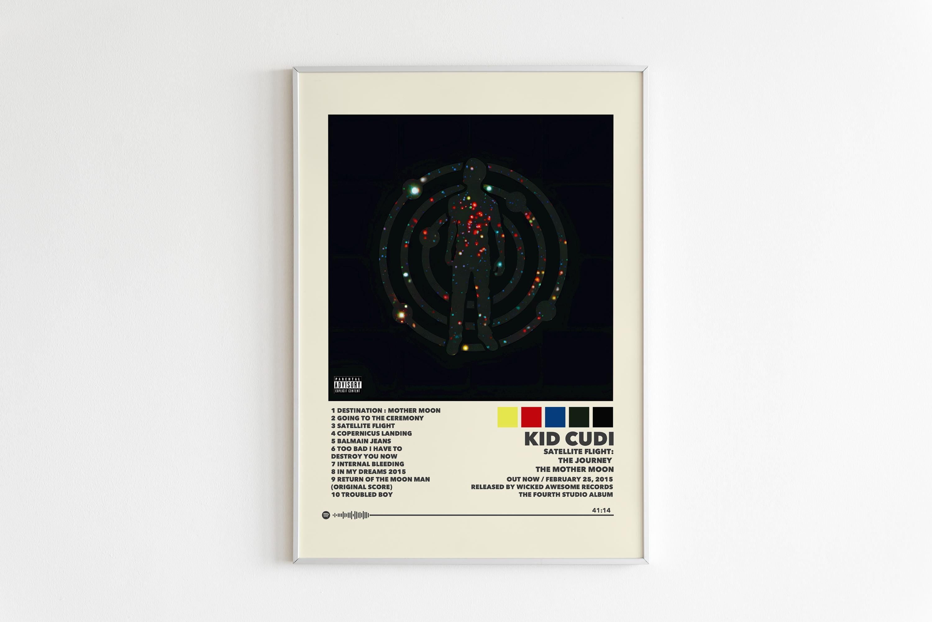 Poster Kid Cudi Poster / Satellite Flight The Journey to Mother Moon ...