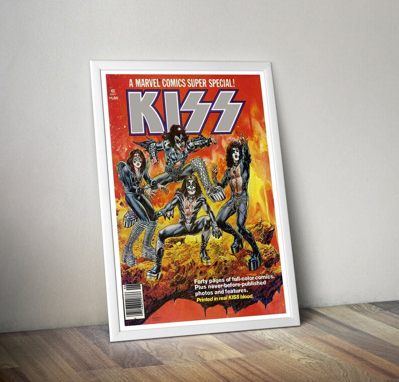 Poster Kiss Issue 1 Vintage Comic Cover Reproduction Poster Print Wall ...
