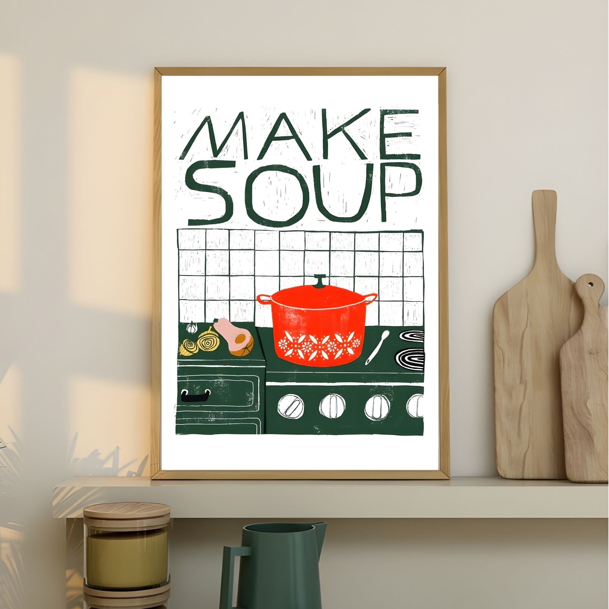 Poster Kitchen Poster, Kitchen Decor Poster, Kitchen Decor Wall Art ...