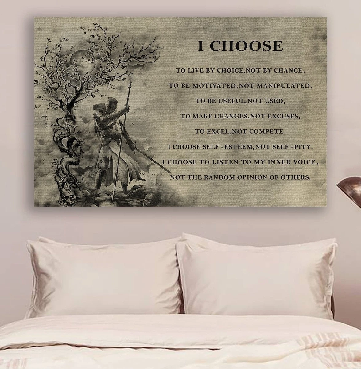 Poster Knight Templar I Choose Rde- UNFRAMED Poster Prints, Wall Art ...