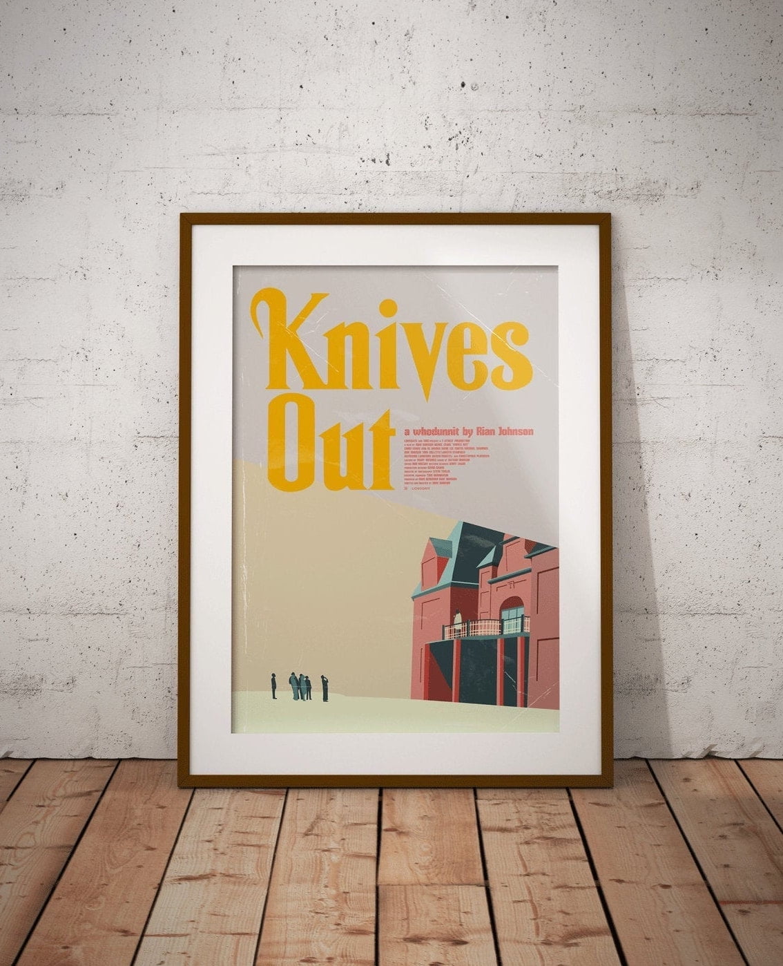 Poster Knives Out Poster (Rian Johnson, 2019) [alternative, book cover ...