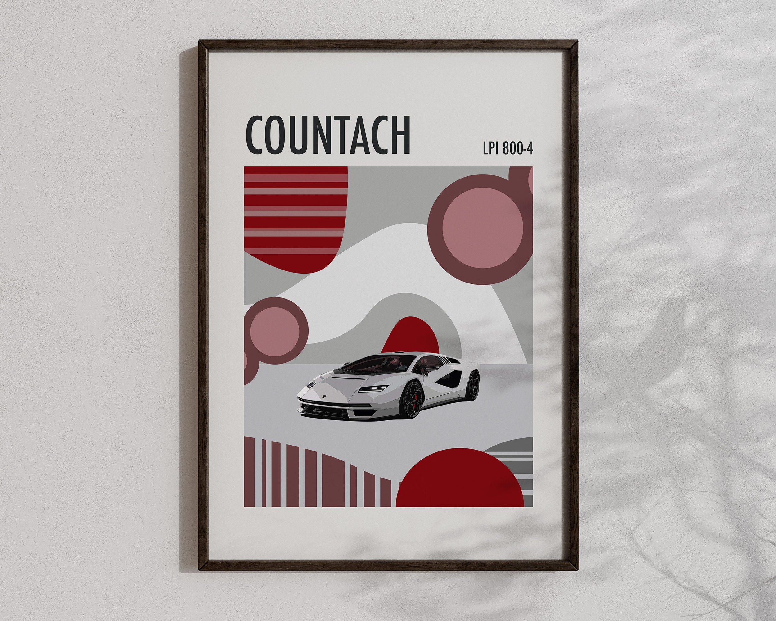 POSTER Lamborghini Posters, Lamborghini Countach LPI 800-4 wall art ...
