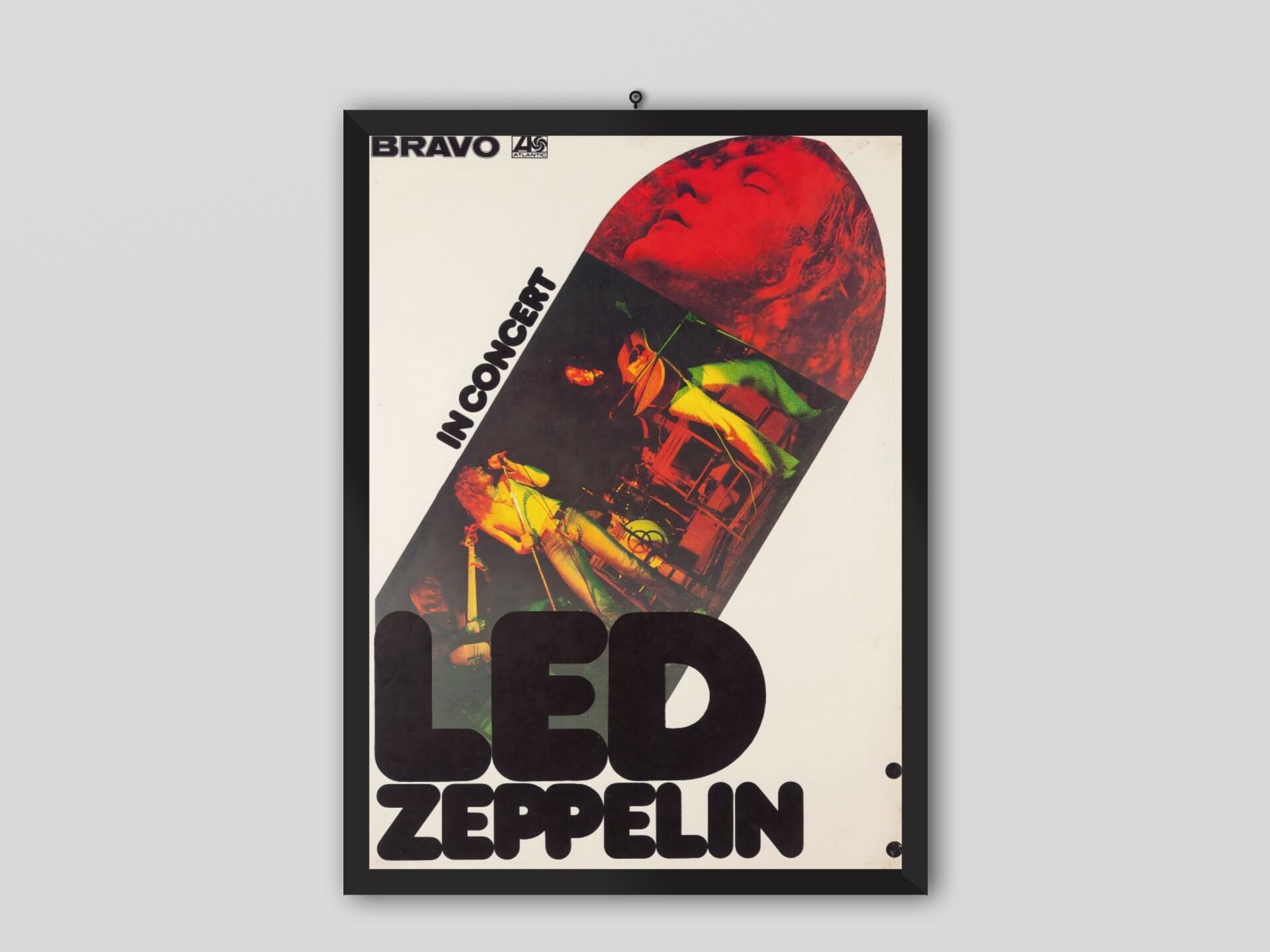 POSTER Led Zeppelin 1973 Hamburg West Germany Concert Poster. Jimmy ...