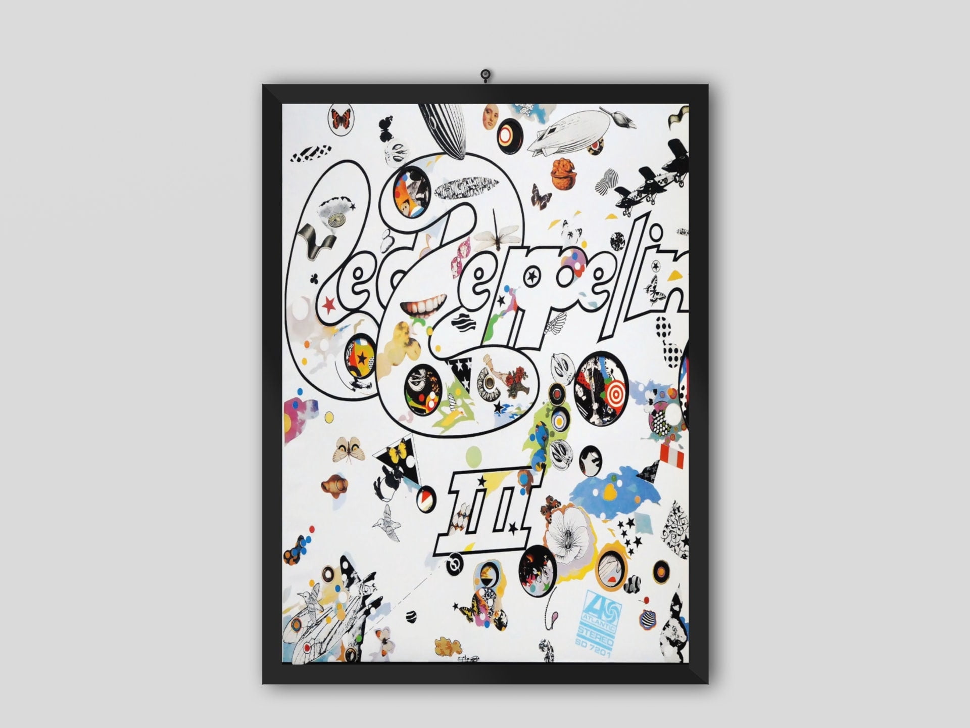 Poster Led Zeppelin III Stereo UK First Pressing LP Vinyl Record. Rare ...