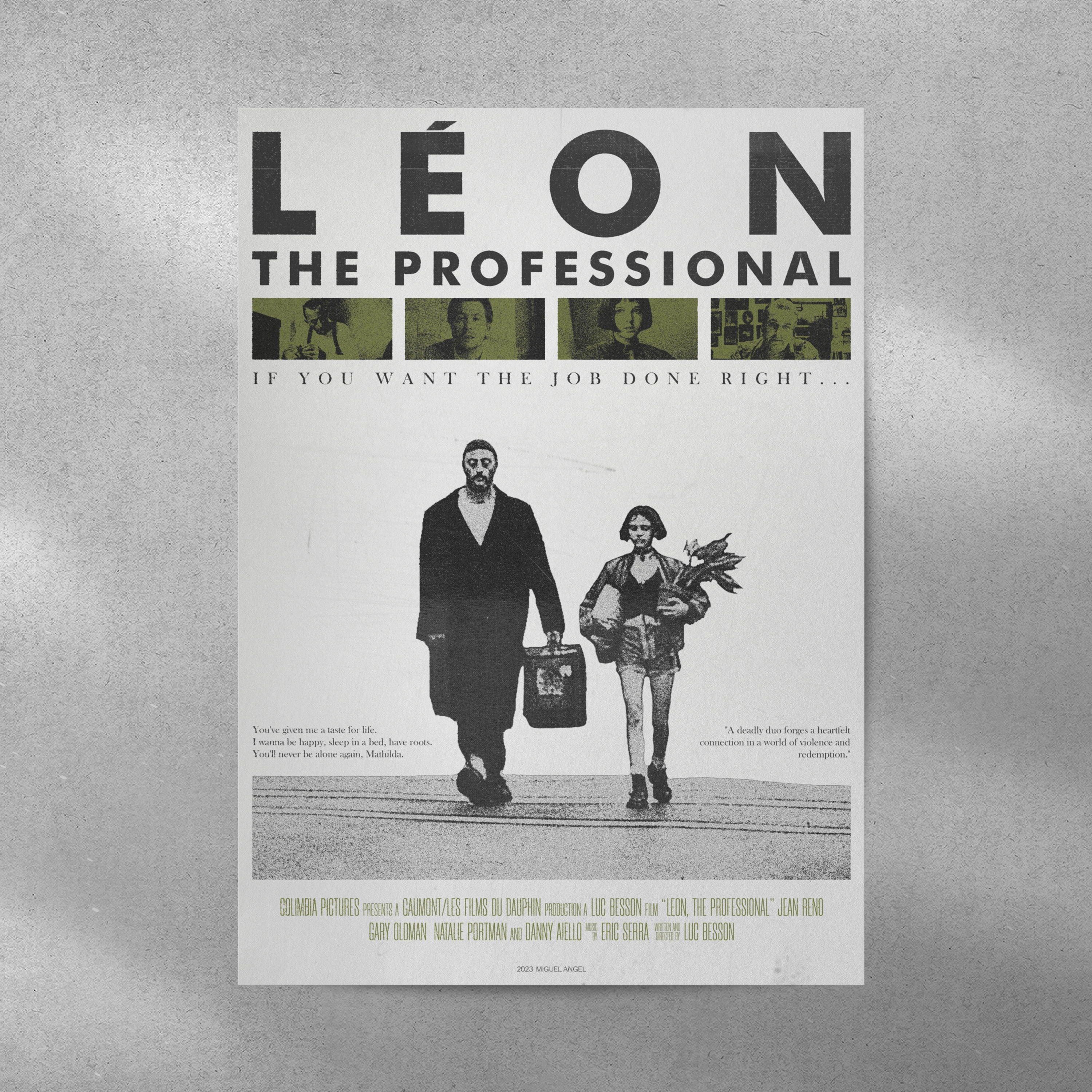 Poster Leon The Professional Poster / Movie Poster / Aesthetic Poster ...