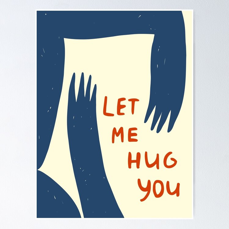 Poster Let me hug you, Fun art, Cute Halloween, Contemporary art ...