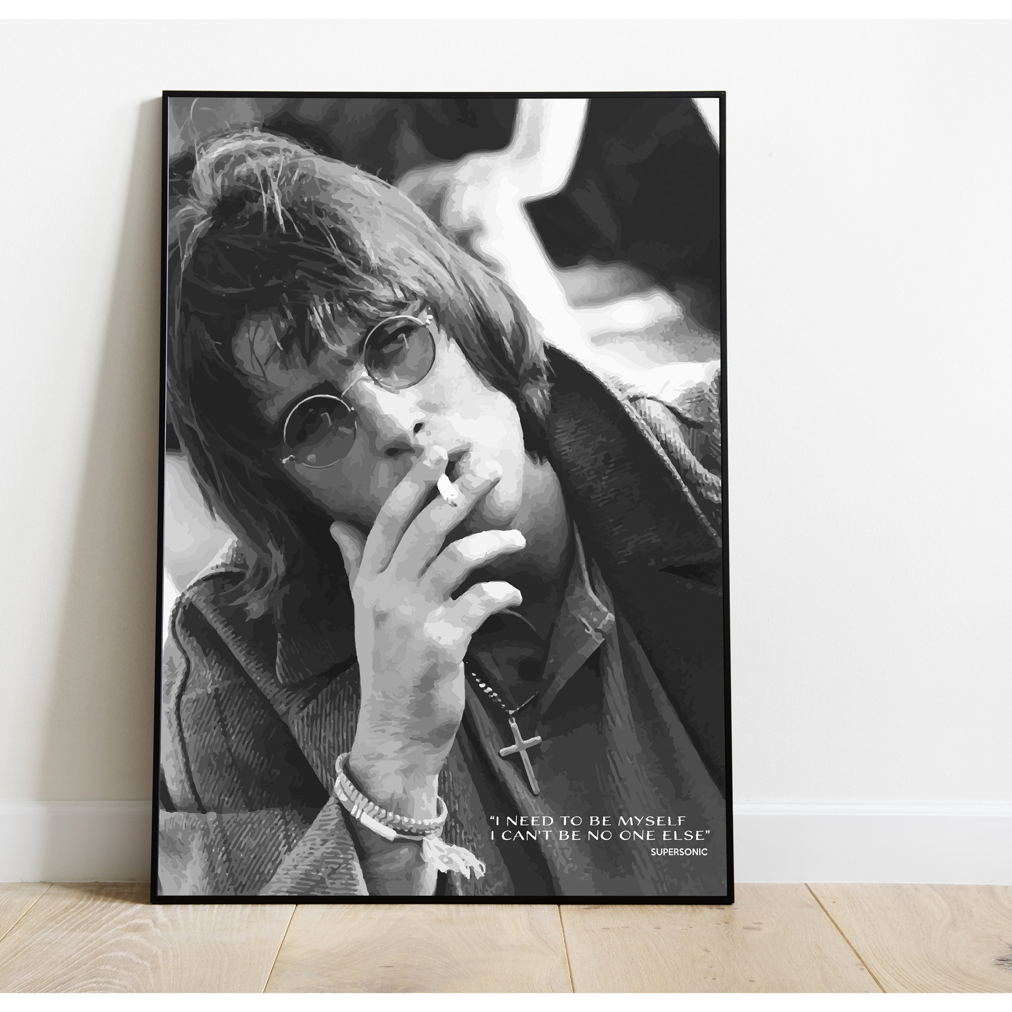 POSTER Liam Gallagher Oasis Vector Rock Icon Poster | Oasis Fan | Supersonic | Rock Icon ...