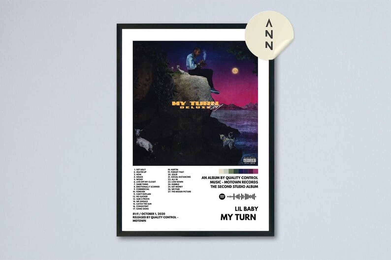 Poster Lil Baby - My Turn Deluxe Album Poster / Album Cover Poster ...