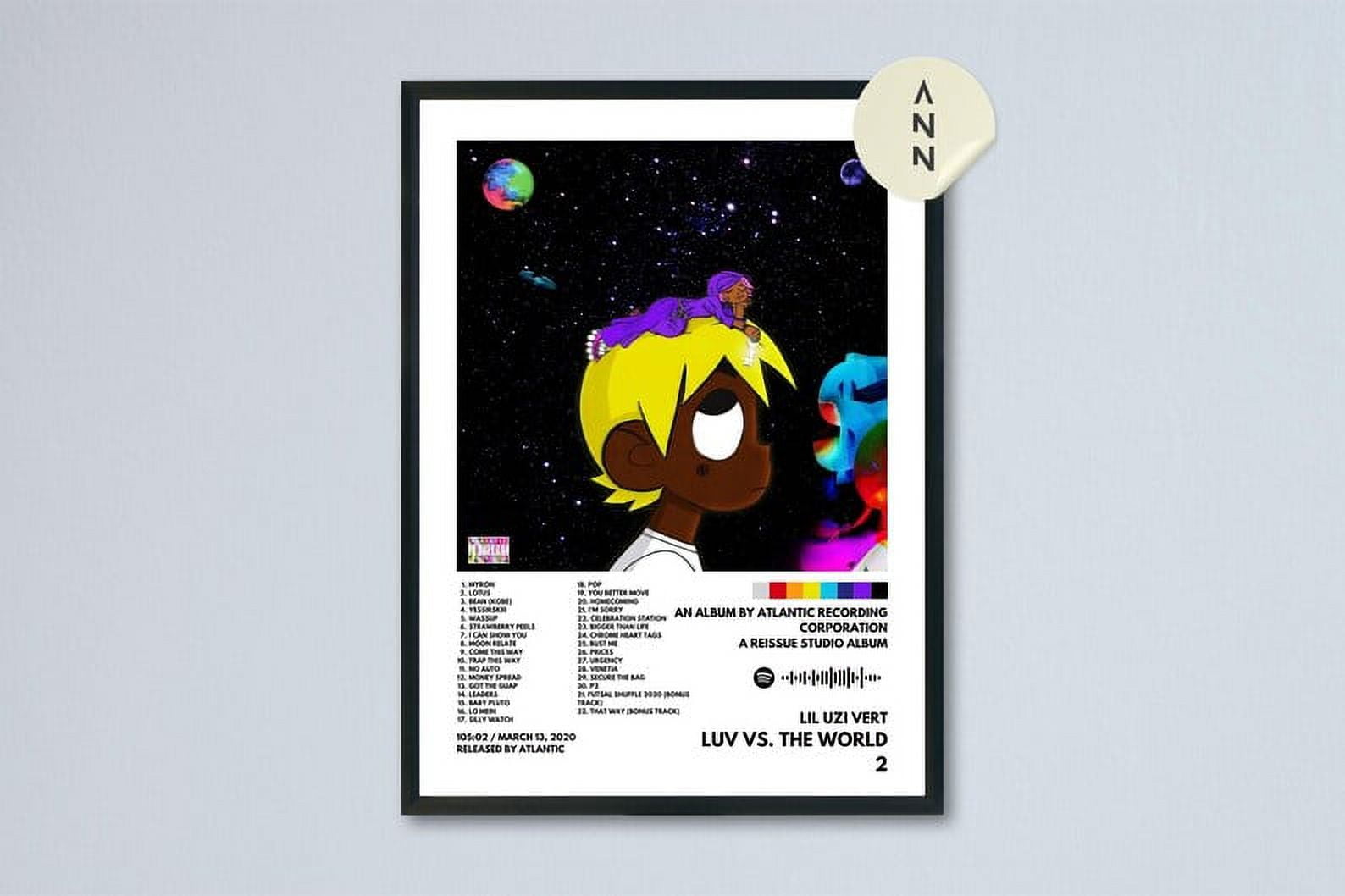 Poster Lil Uzi Vert - LUV Vs. The World 2 Album Poster / Album Cover ...