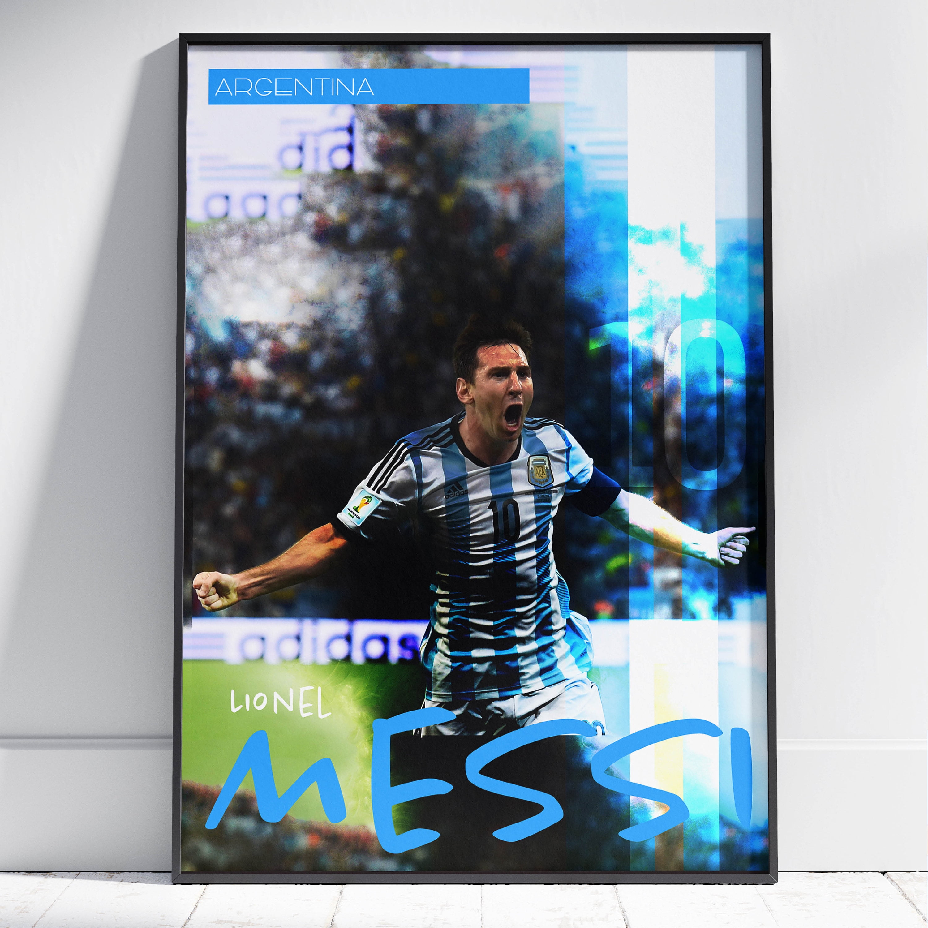 Poster Lionel 'leo' Messi Argentina Poster | Football Poster | | Poster ...