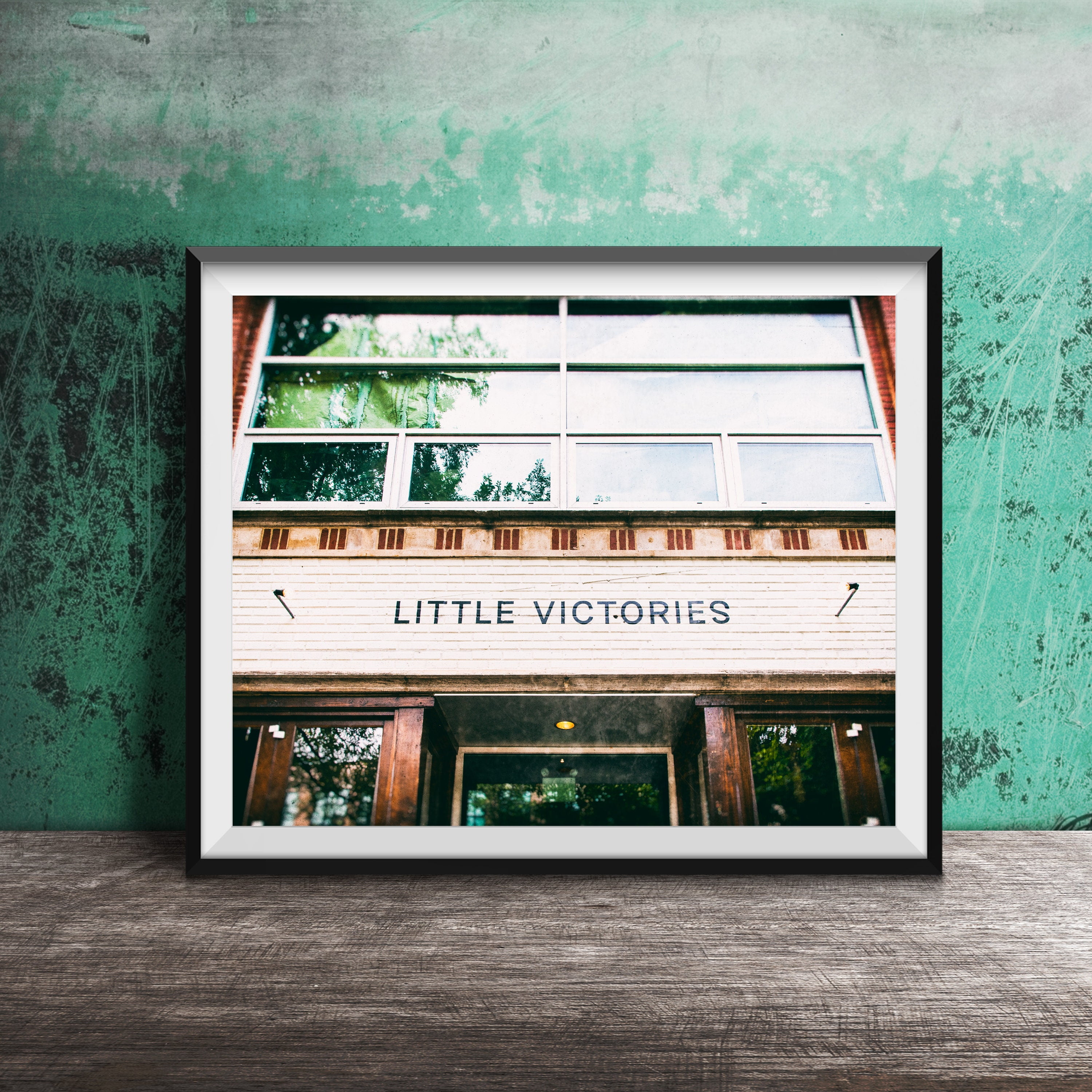 Poster Little Victories, Chicago Wall Art - Chicago Sign Photography ...