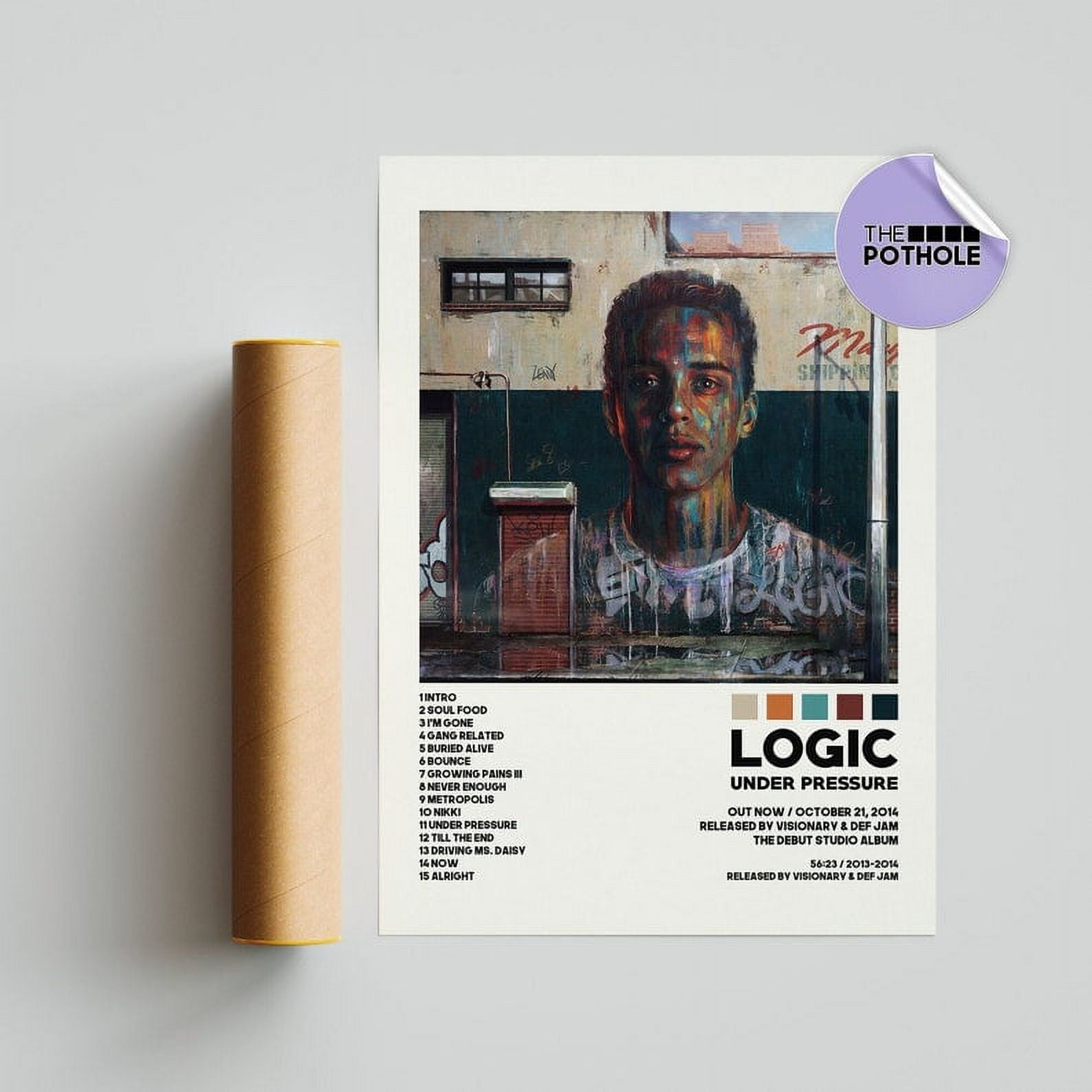 Poster Logic Posters / Under Pressure Poster, Tracklist Poster, Album ...