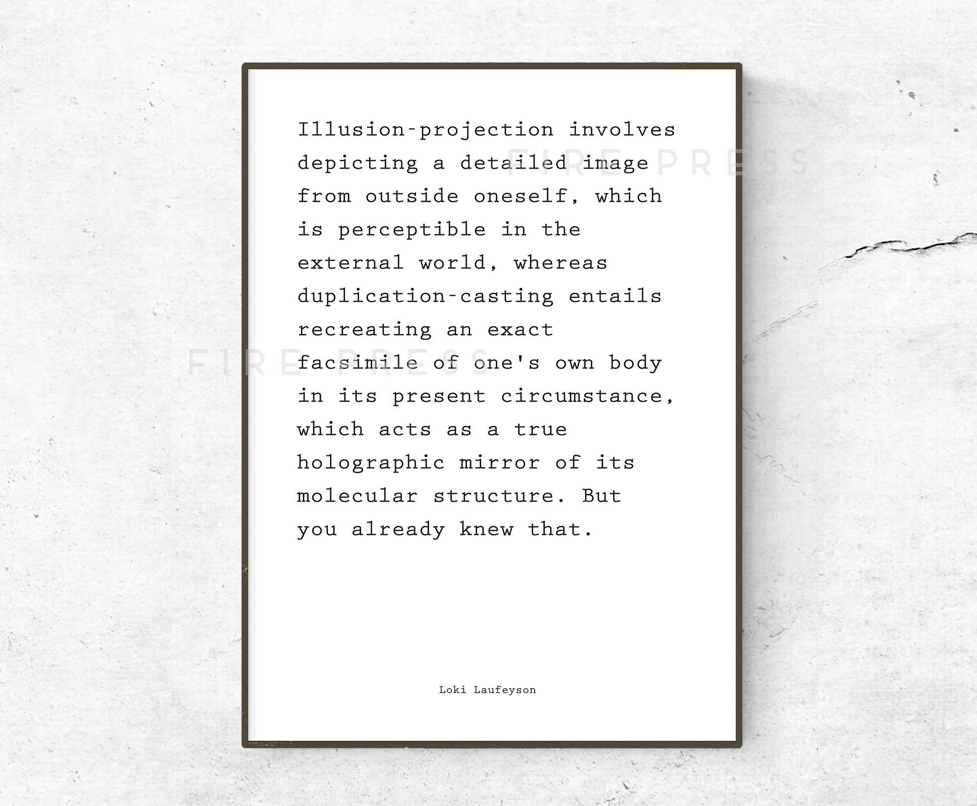 Poster Loki Quote Poster / Print / Loki Laufeyson / Asgard / The ...