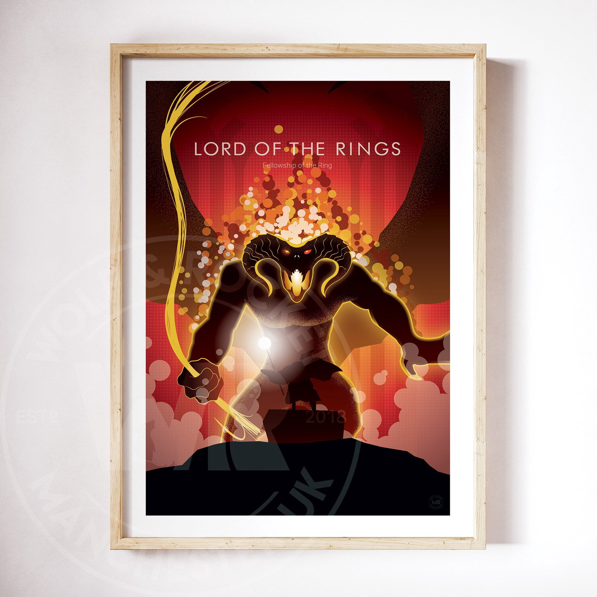 Poster Lord of the Rings | minimalist Poster | Geek decor | Home Decor ...