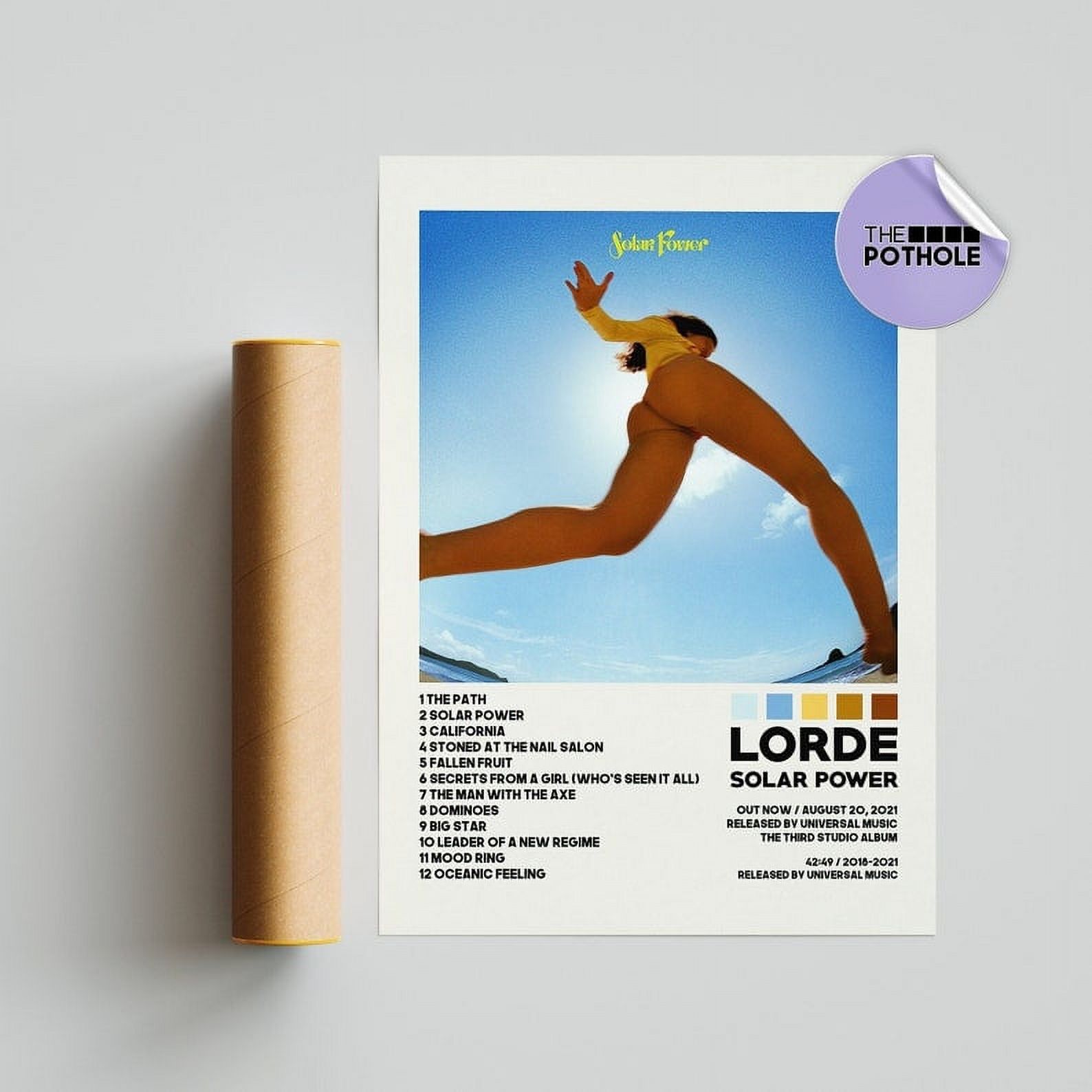 Poster Lorde Posters / Solar Power Poster / Lorde Solar Power / Album ...