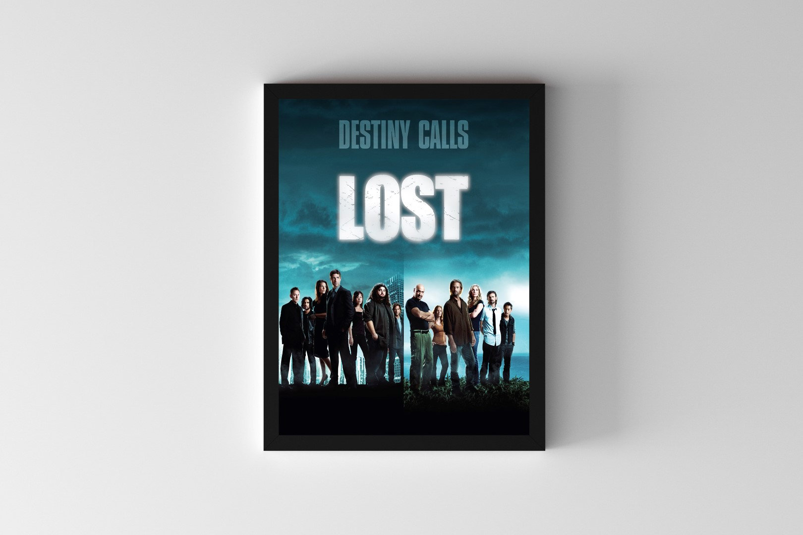 POSTER Lost Television / TV Show / Series Advertising Poster In A Black ...