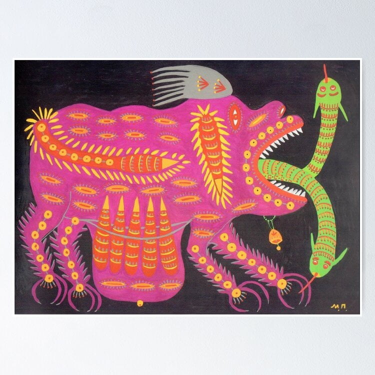 Poster Maria Prymachenko May That Nuclear War Be Cursed 1978 - No ...