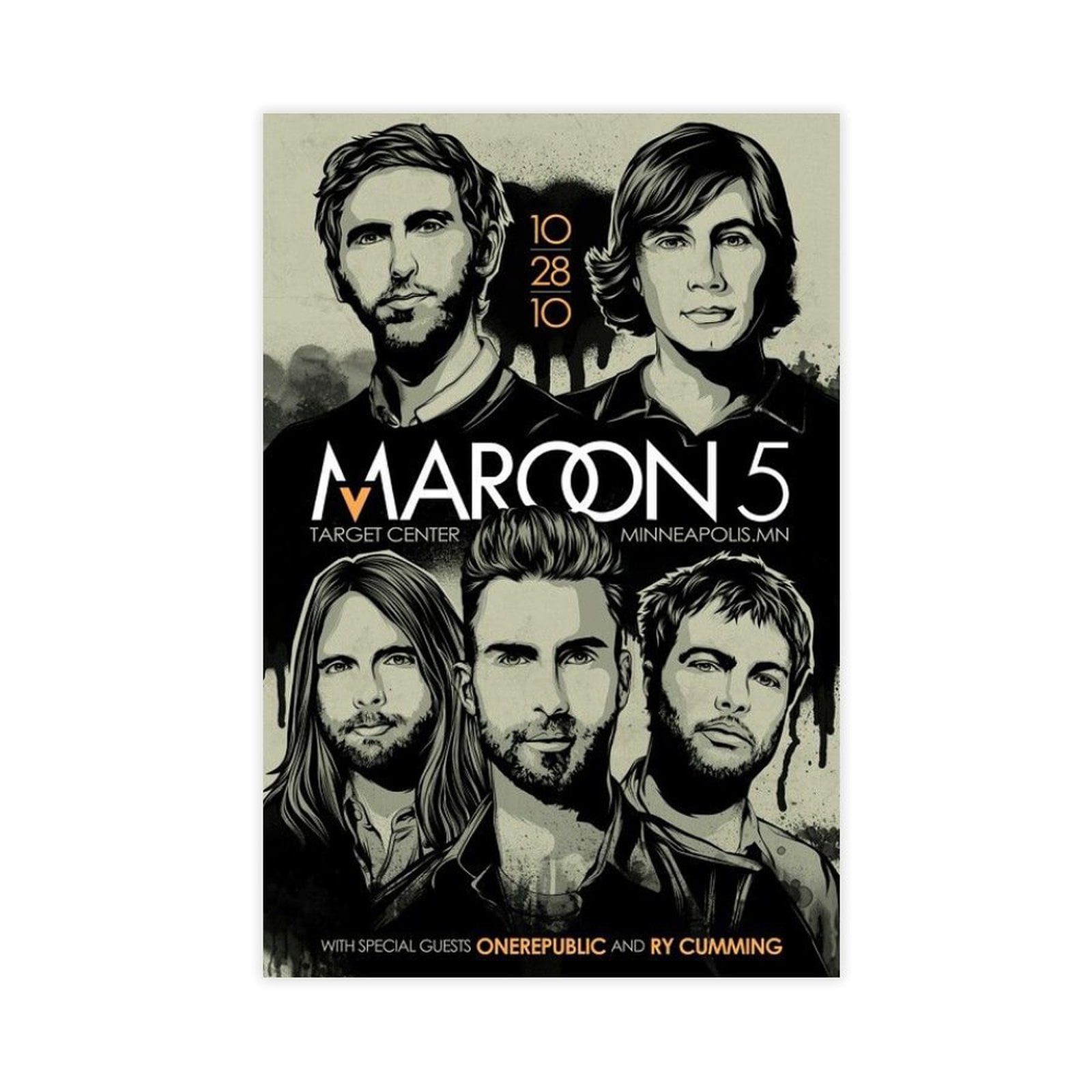 Poster Maroon 5 Posters Art Print Bedroom Decor for Wall Art Print Gift ...