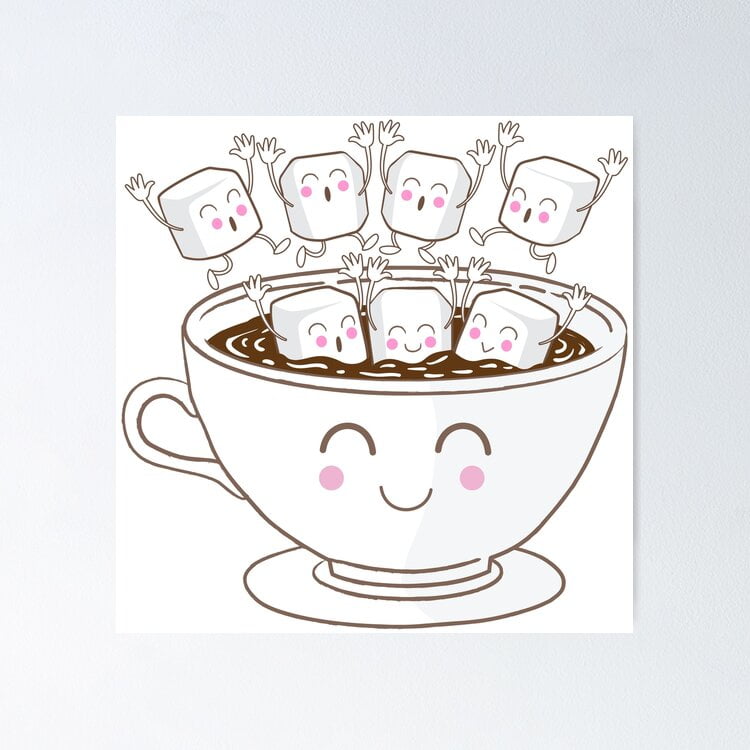 Poster Marshmallow Fun! Poster - No Framed, Vintage Wall Art, Hot Trend ...