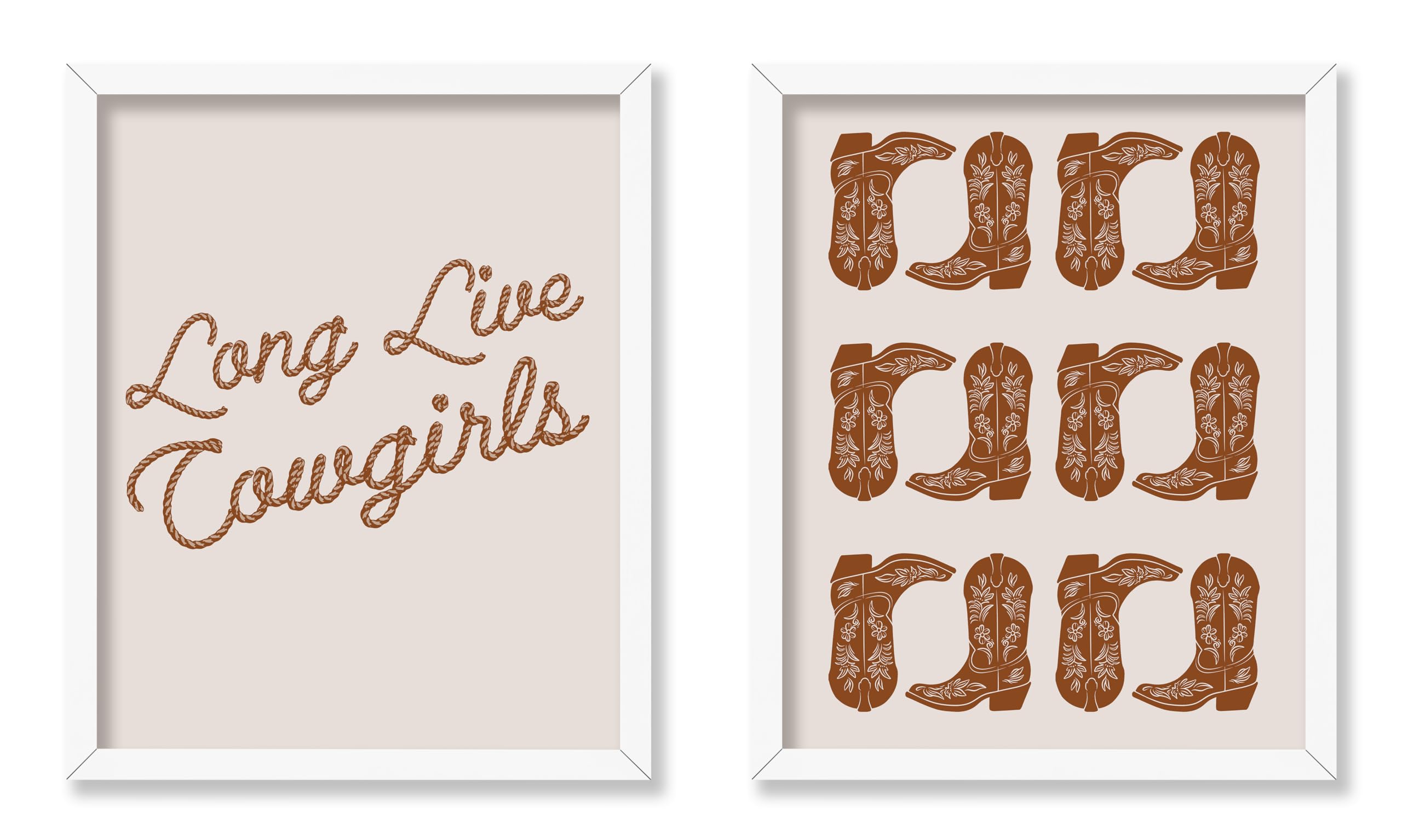 Poster Master 2-Piece Cowgirl Poster - Long Live Cowgirl Print ...