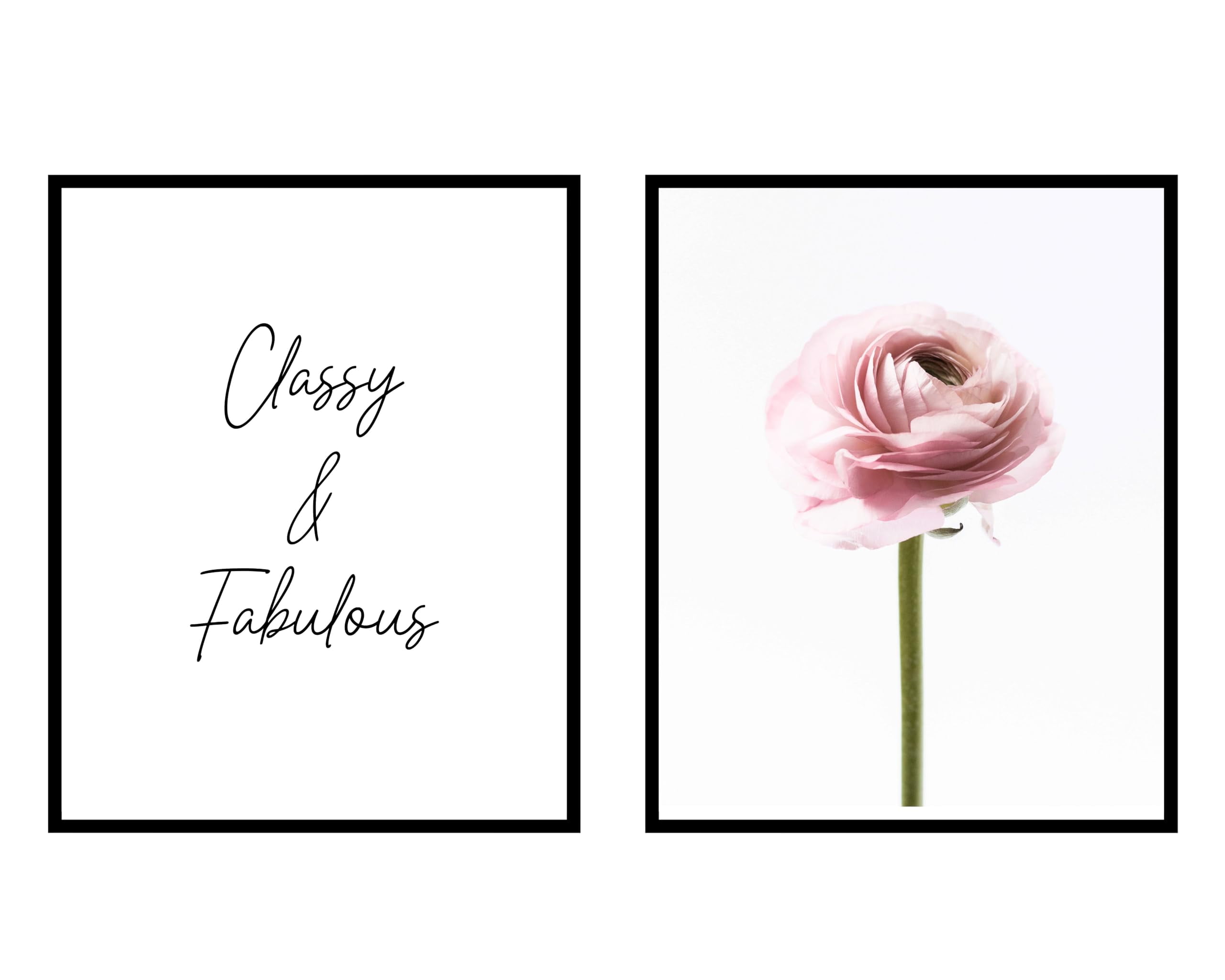 Poster Master 2-Piece Fashion Poster - Classy & Fabulous Print - Pink ...