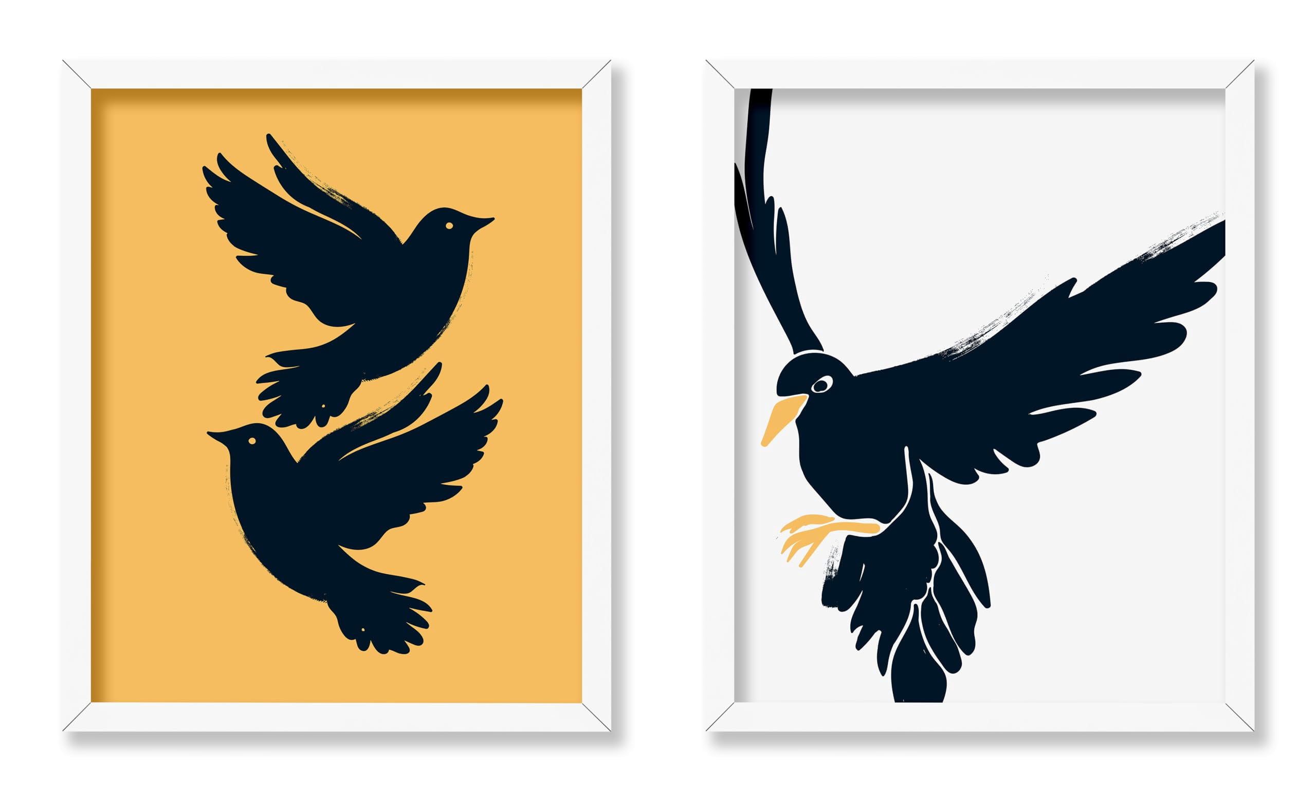 Poster Master 2-Piece Peace Dove Poster - Peace Print - Bird Art ...