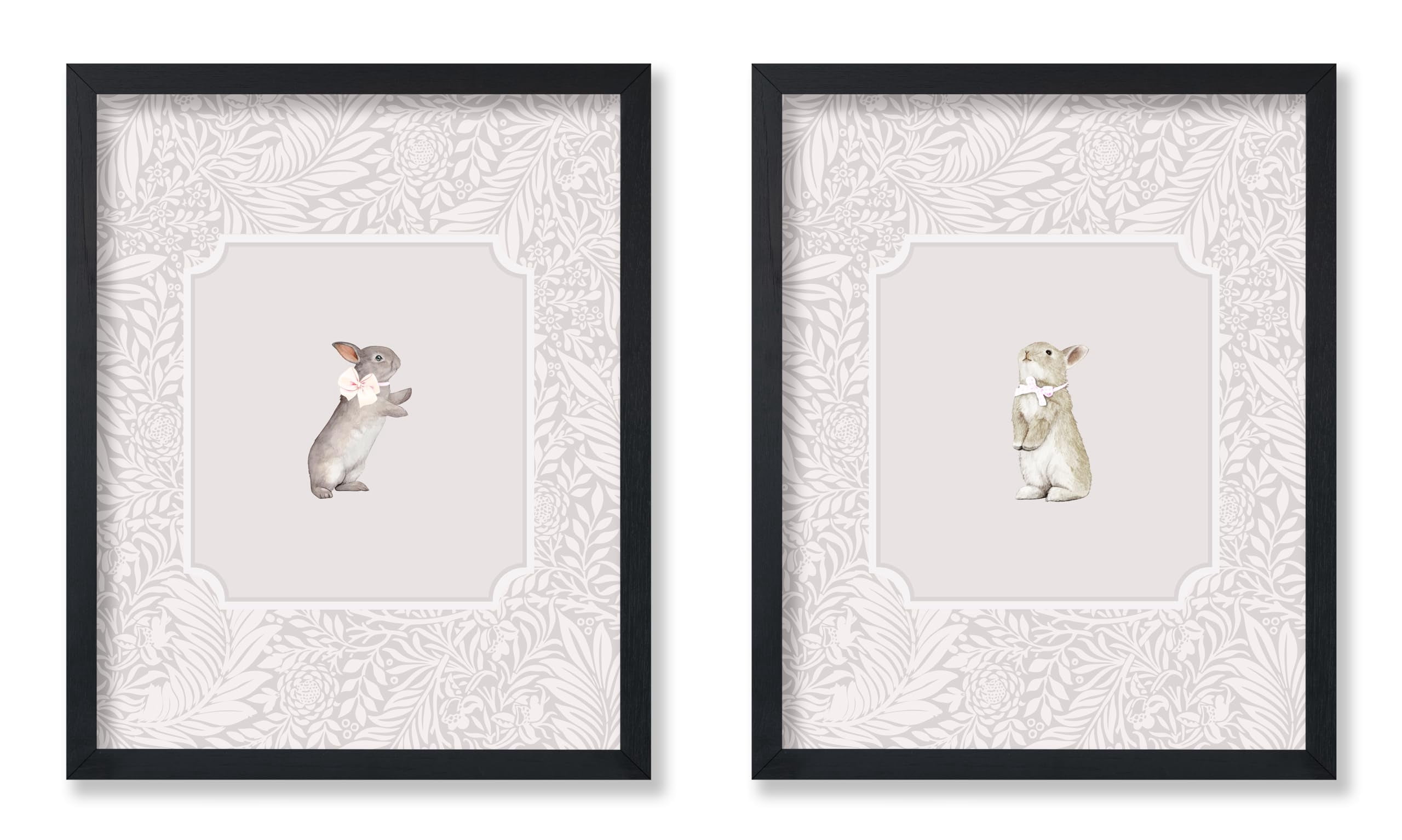 Poster Master 2-Piece Vintage Rabbit Poster - Retro Bunny Print ...