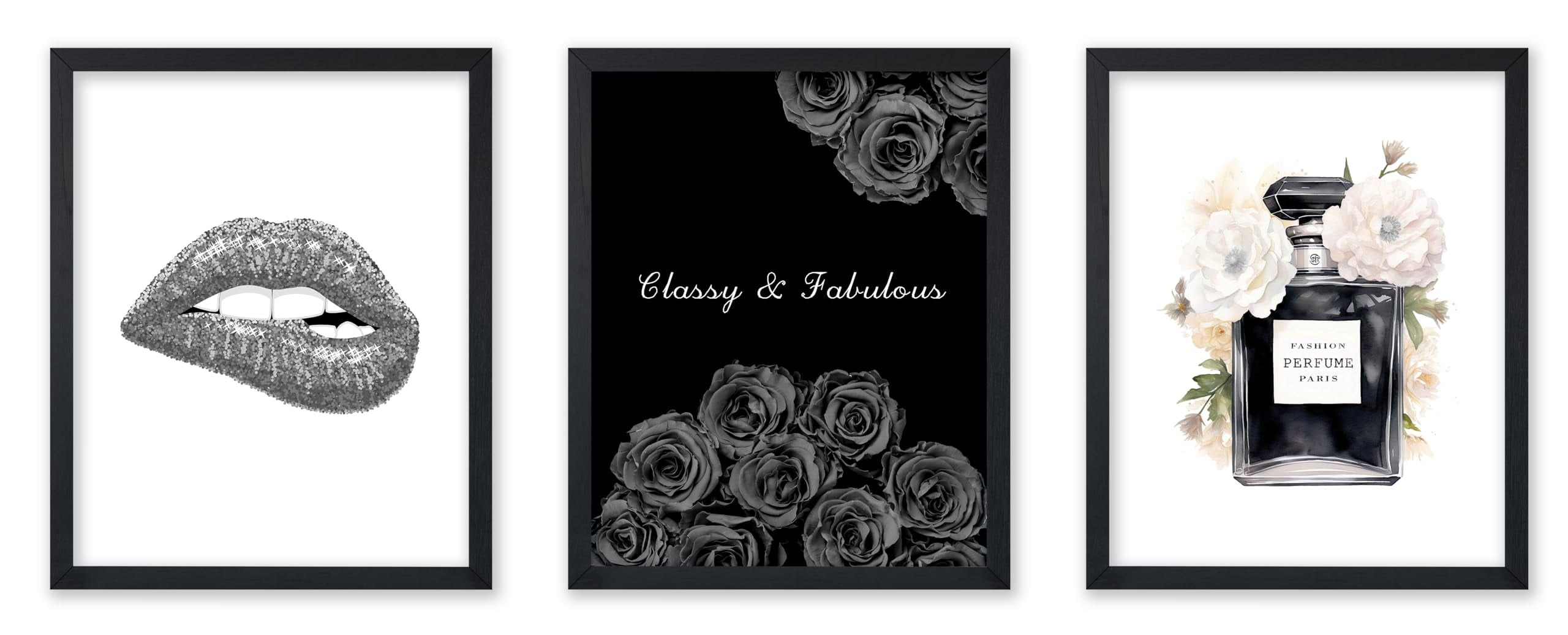 Poster Master 3-Piece Fashion Poster - Classy & Fabulous Print ...