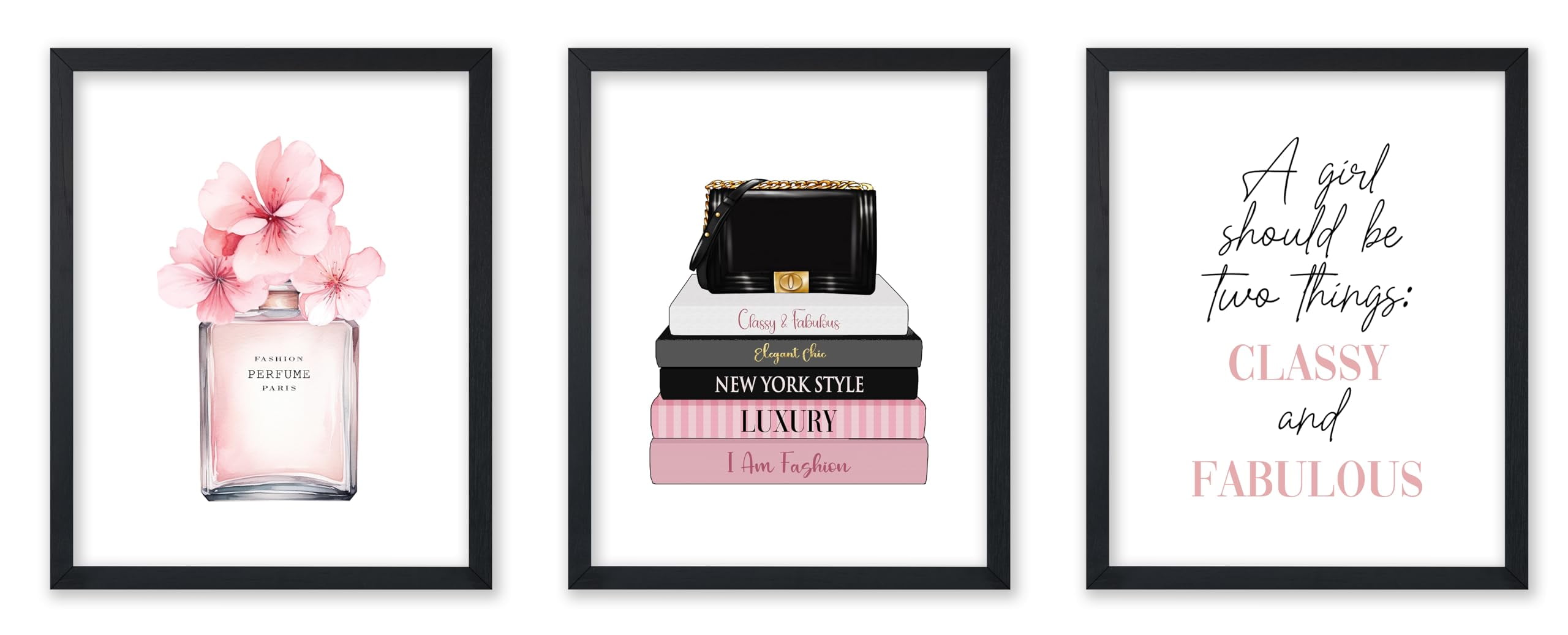 Poster Master 3-Piece Fashion Poster - Classy And Fabulous Print ...