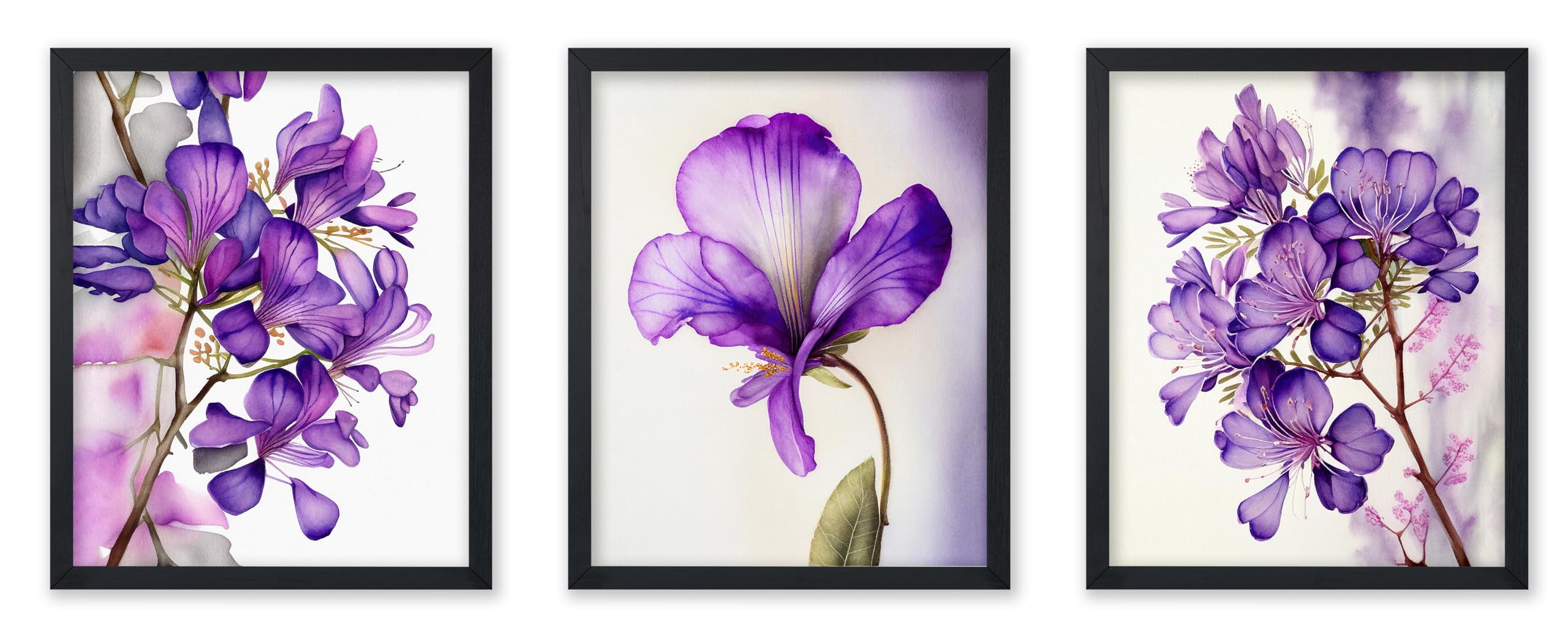 Poster Master 3-Piece Jacaranda Poster - Jacaranda Flower Print ...