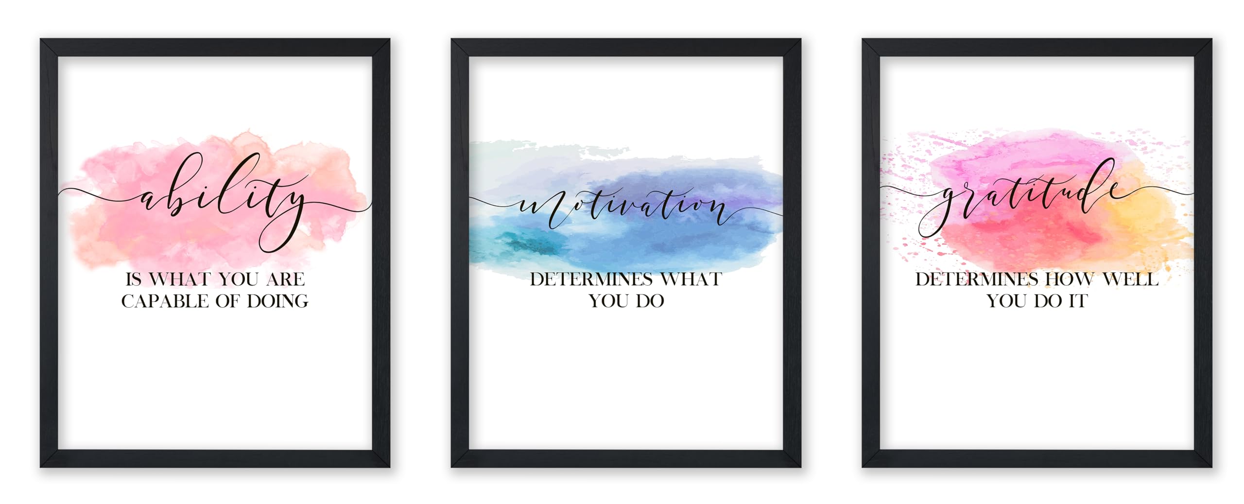 Poster Master 3-Piece Motivational Poster - Retro Inspirational Print ...