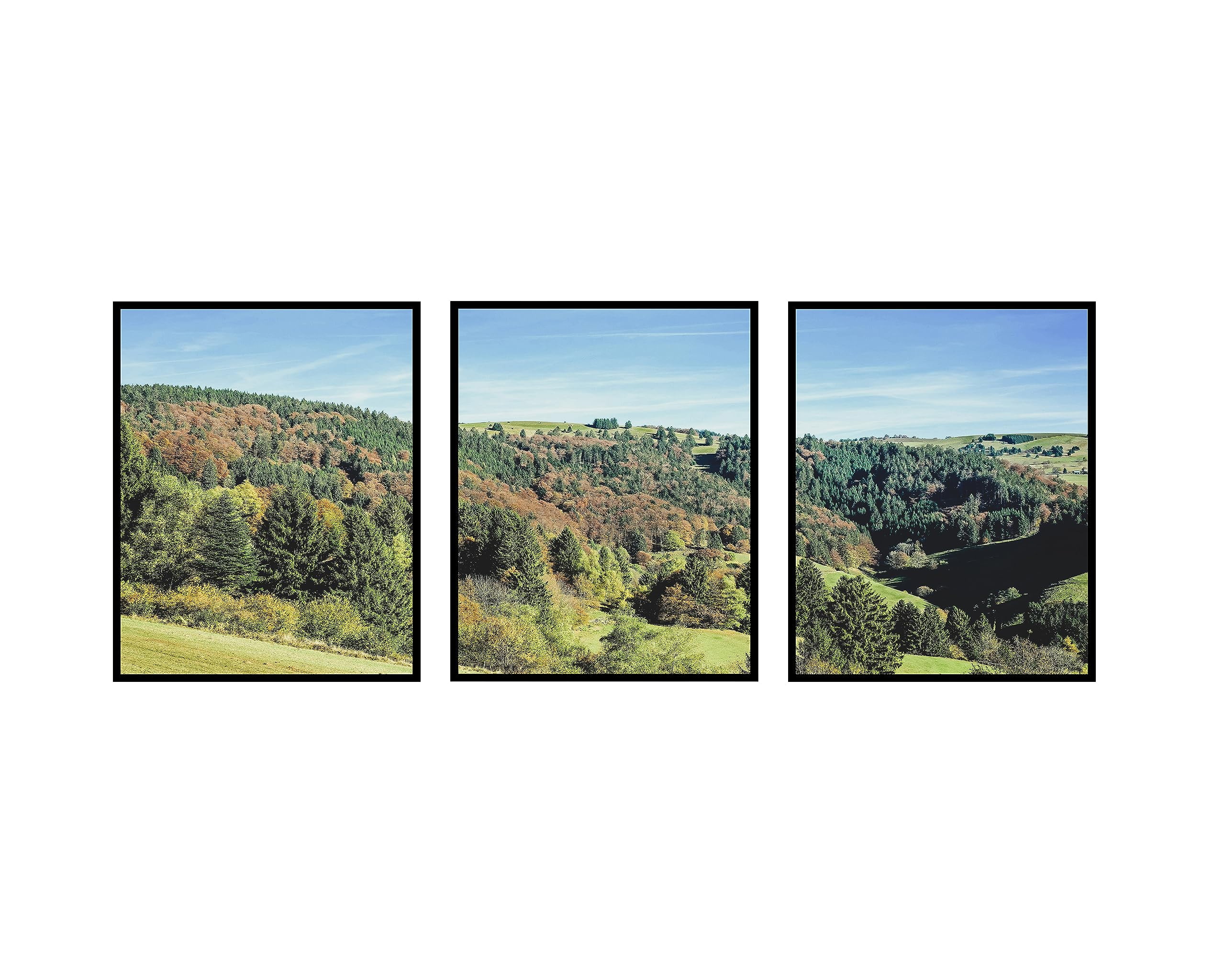 Poster Master 3-Piece Photograph Poster - Modern Print - Landscape ...