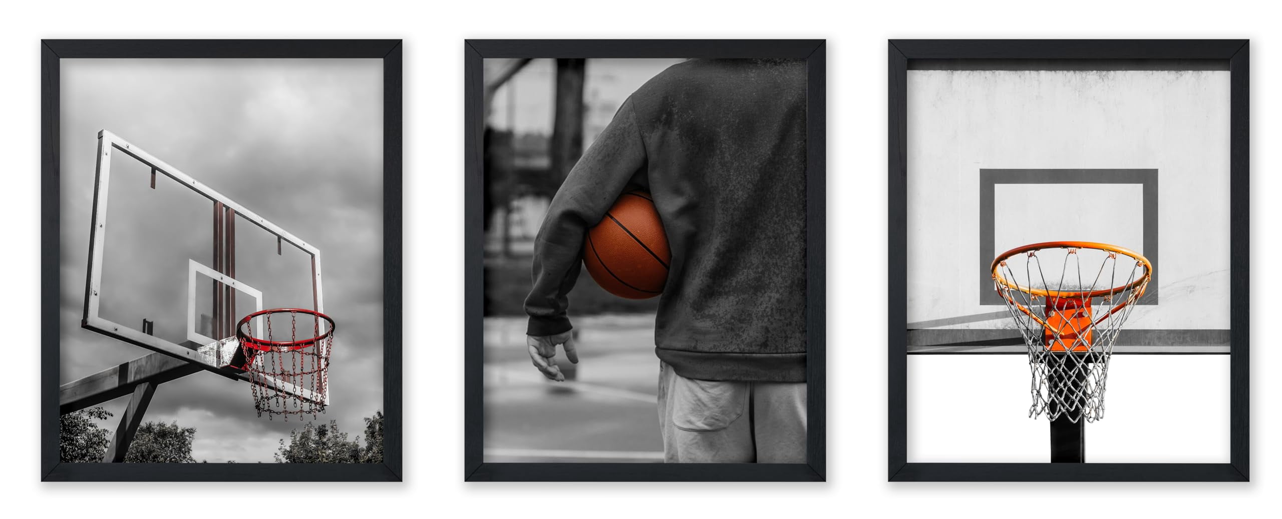 Poster Master 3-Piece Sports Poster - Basketball Print - Ball Art ...