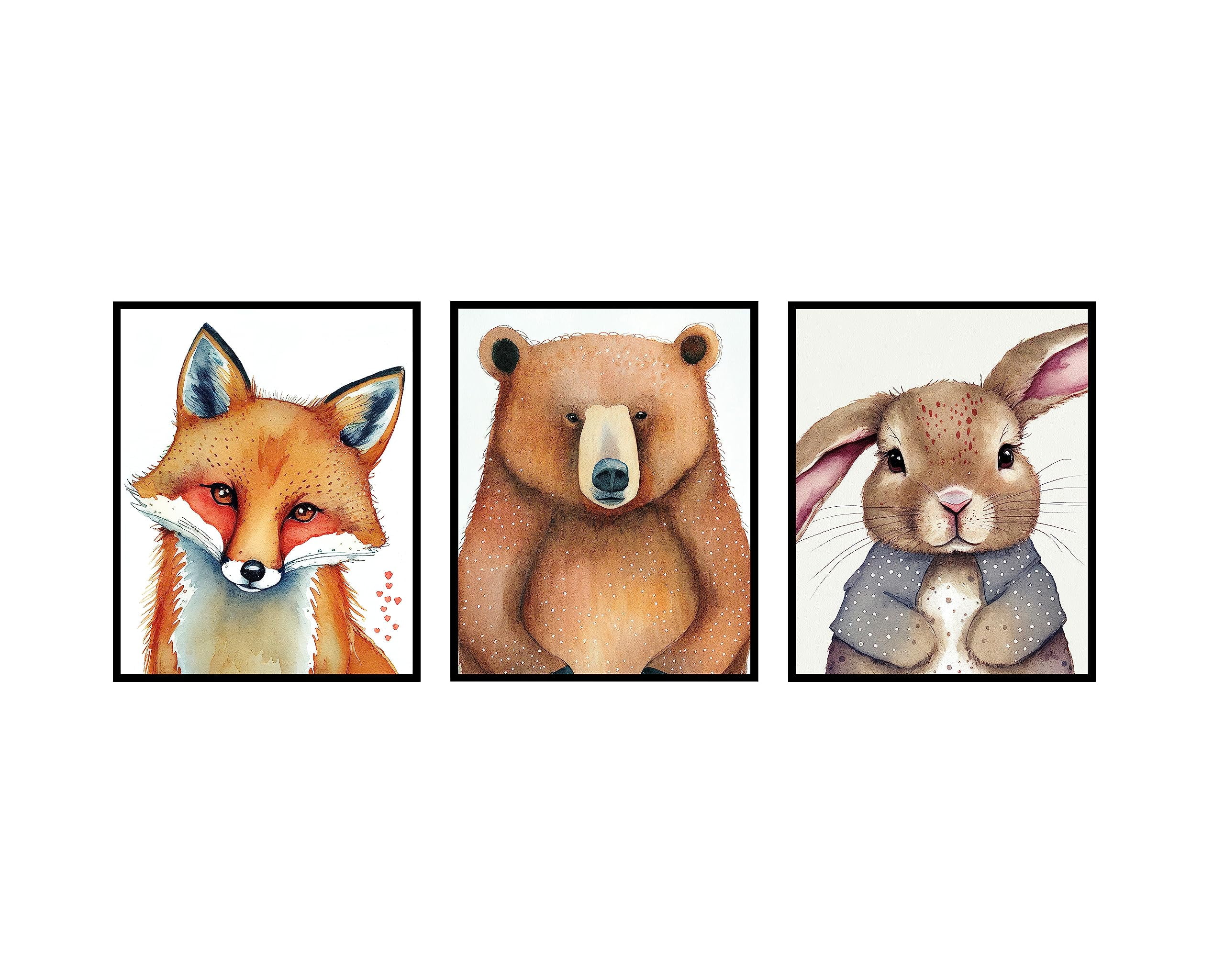 Poster Master 3-Piece Vintage Kid Poster - Retro Impressionist Print ...