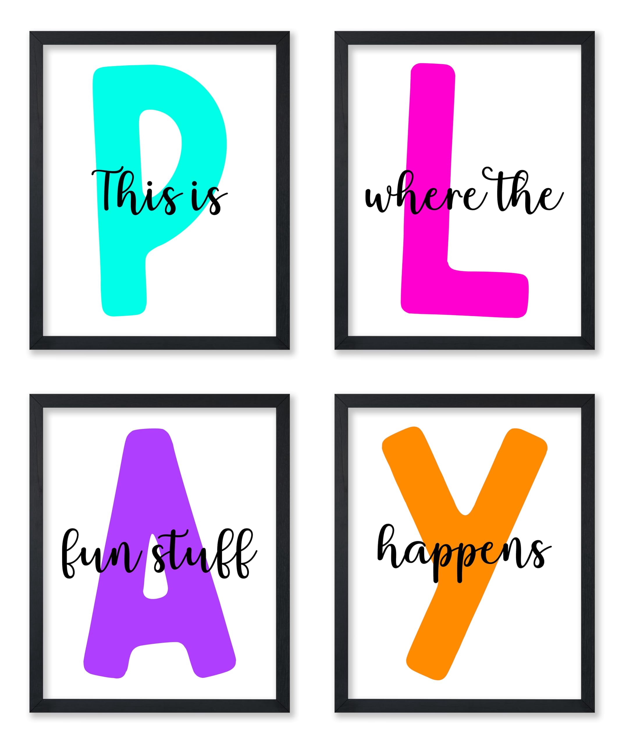 Poster Master 4-Piece This Is Where The Fun Stuff Happens Poster - Have ...