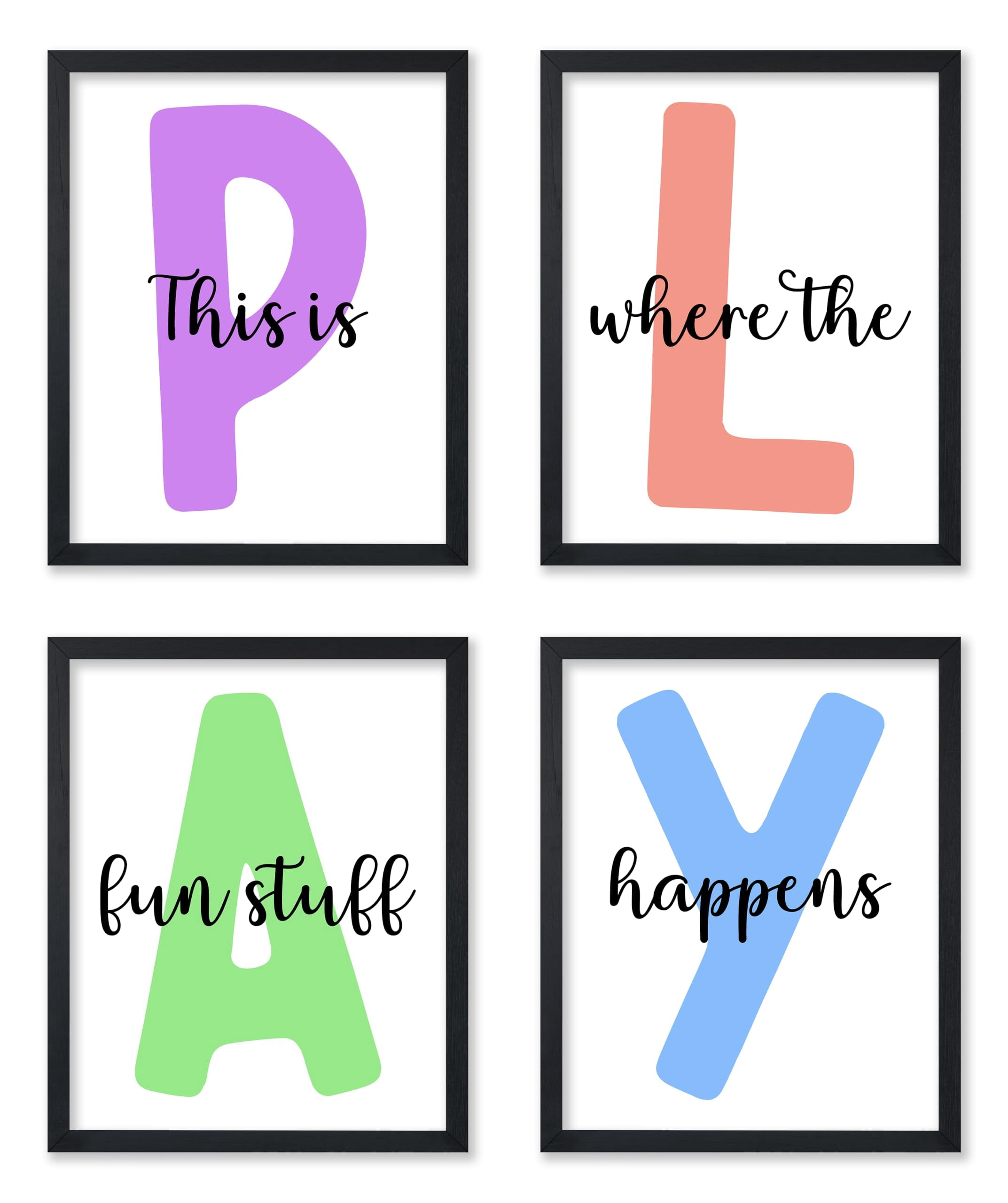 Poster Master 4-Piece This Is Where The Fun Stuff Happens Poster - Play ...