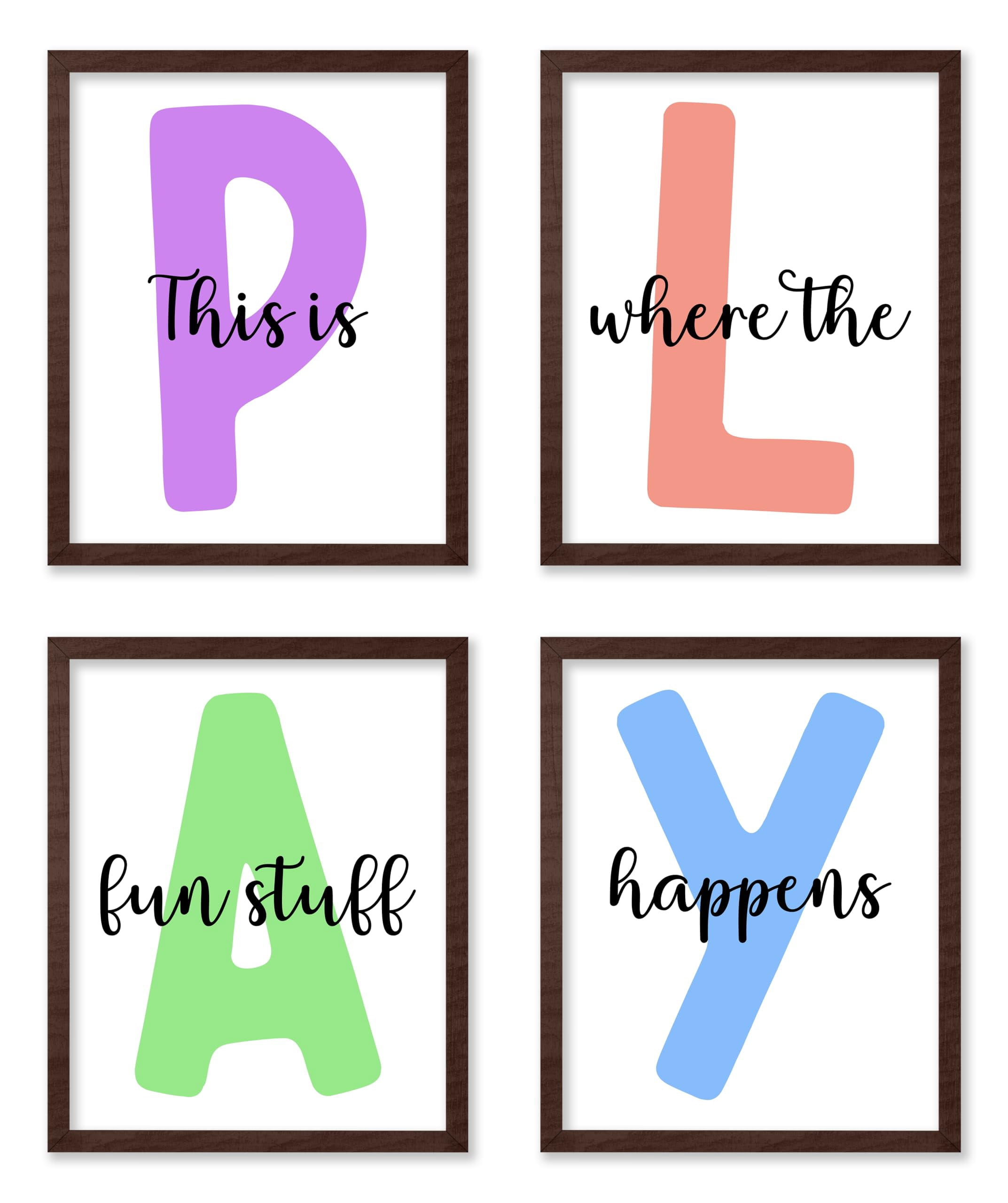 Poster Master 4-Piece This Is Where The Fun Stuff Happens Poster - Play ...
