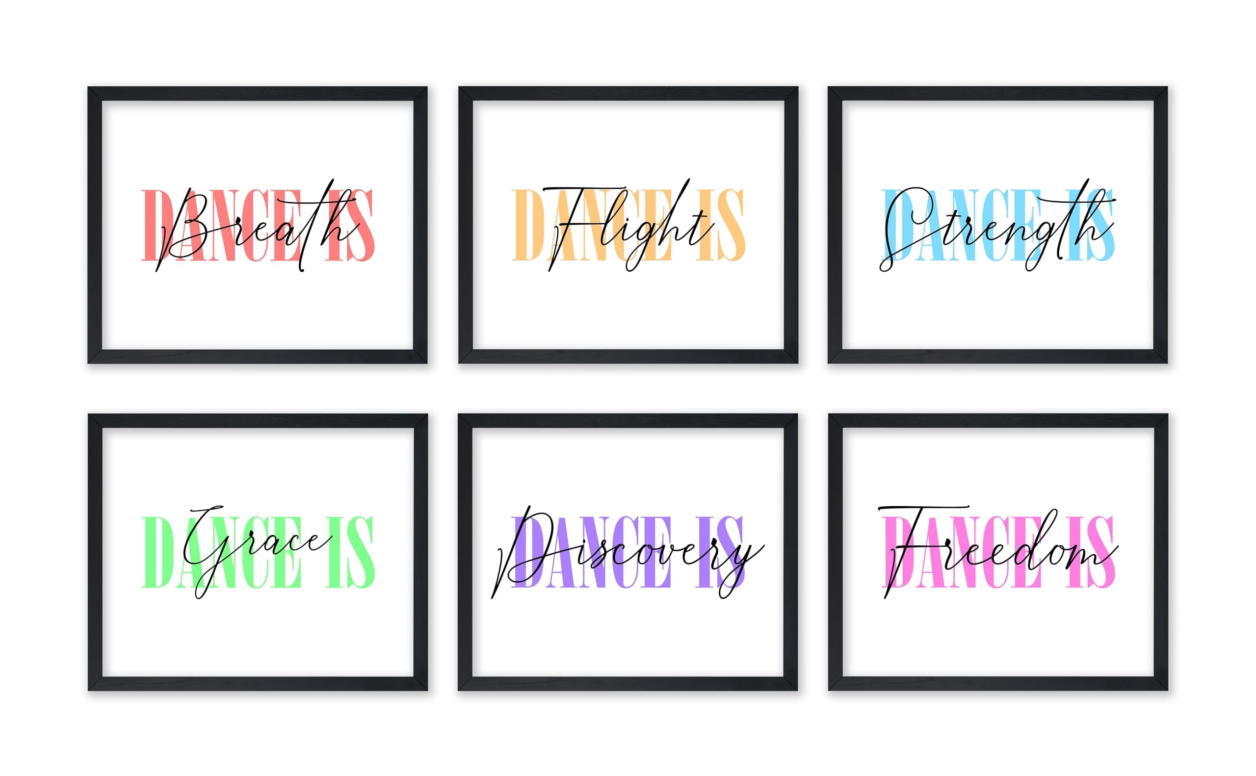 Poster Master 6-Piece Dance Poster - Dance Definition Print ...