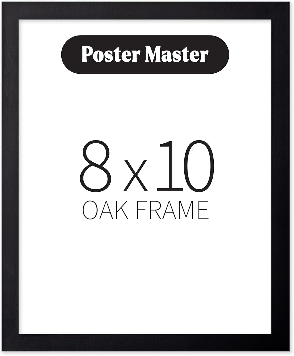 Poster Master 8"x10" Black Wood Frames - 8x10 Poster Frames - Frame for ...