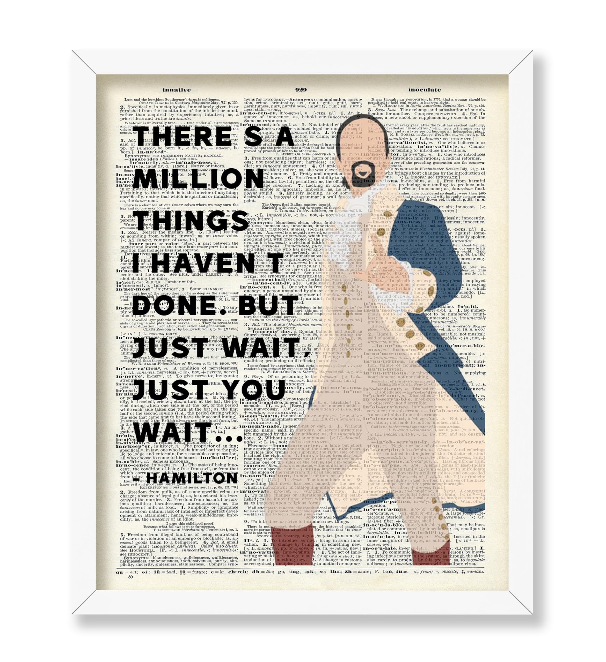 Poster Master A Million Things I Haven't Done Poster - Broadway Musical ...