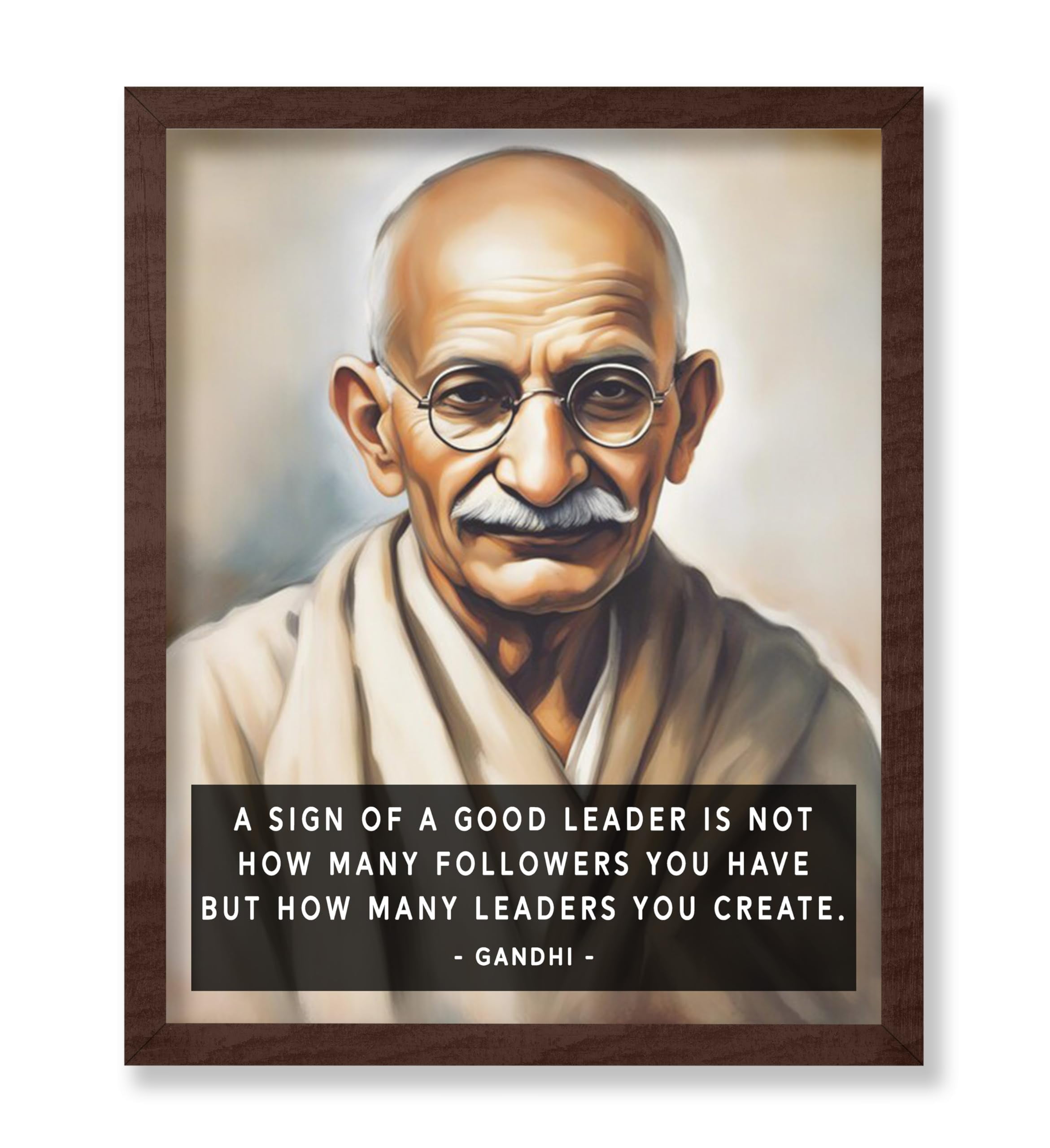 Poster Master A Sign Of Good Leader Poster - Gandhi Print ...