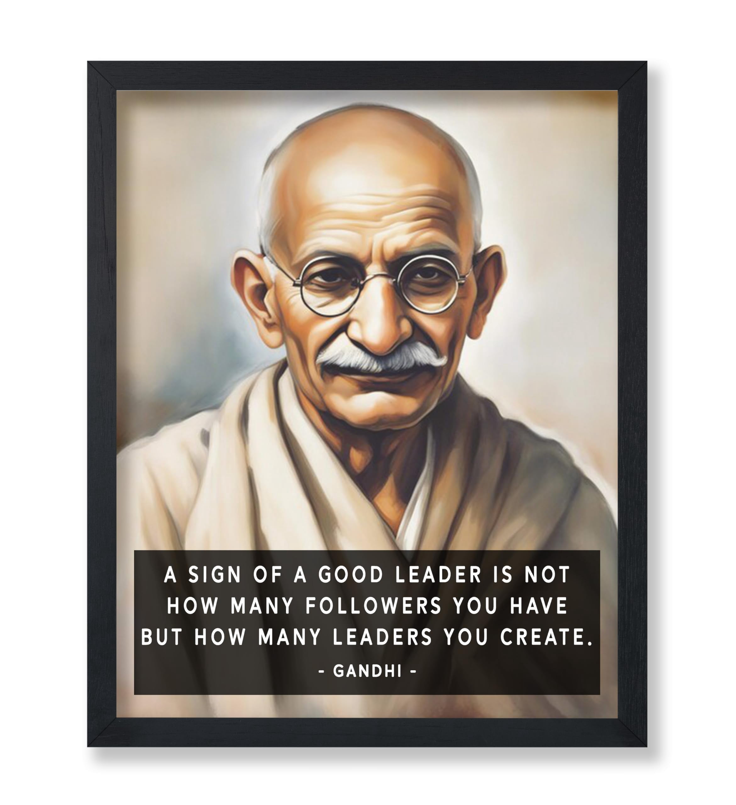 Poster Master A Sign Of Good Leader Poster - Gandhi Print ...