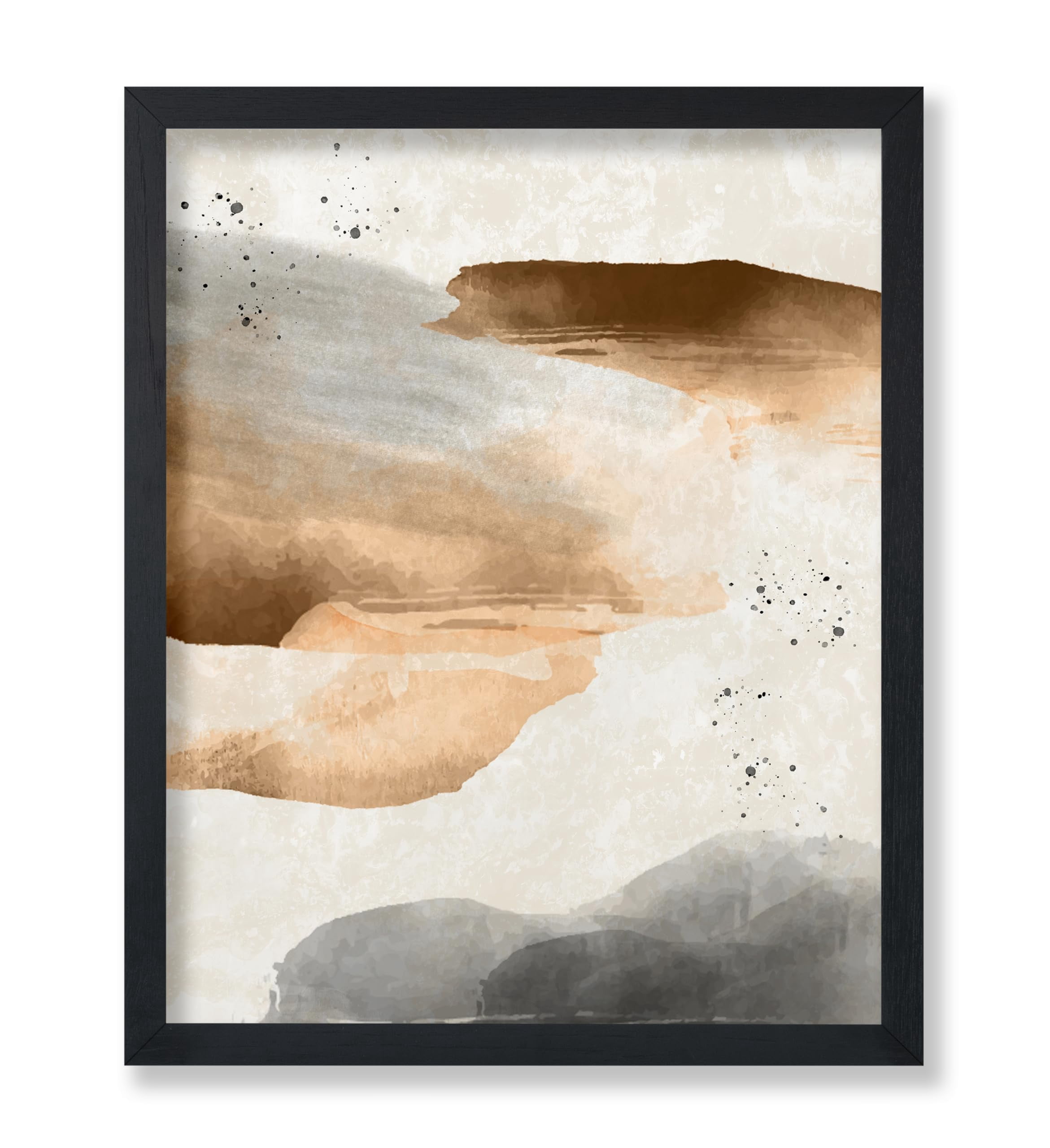 Poster Master Abstract Flow Poster - Neutral Watercolor Painting Print ...