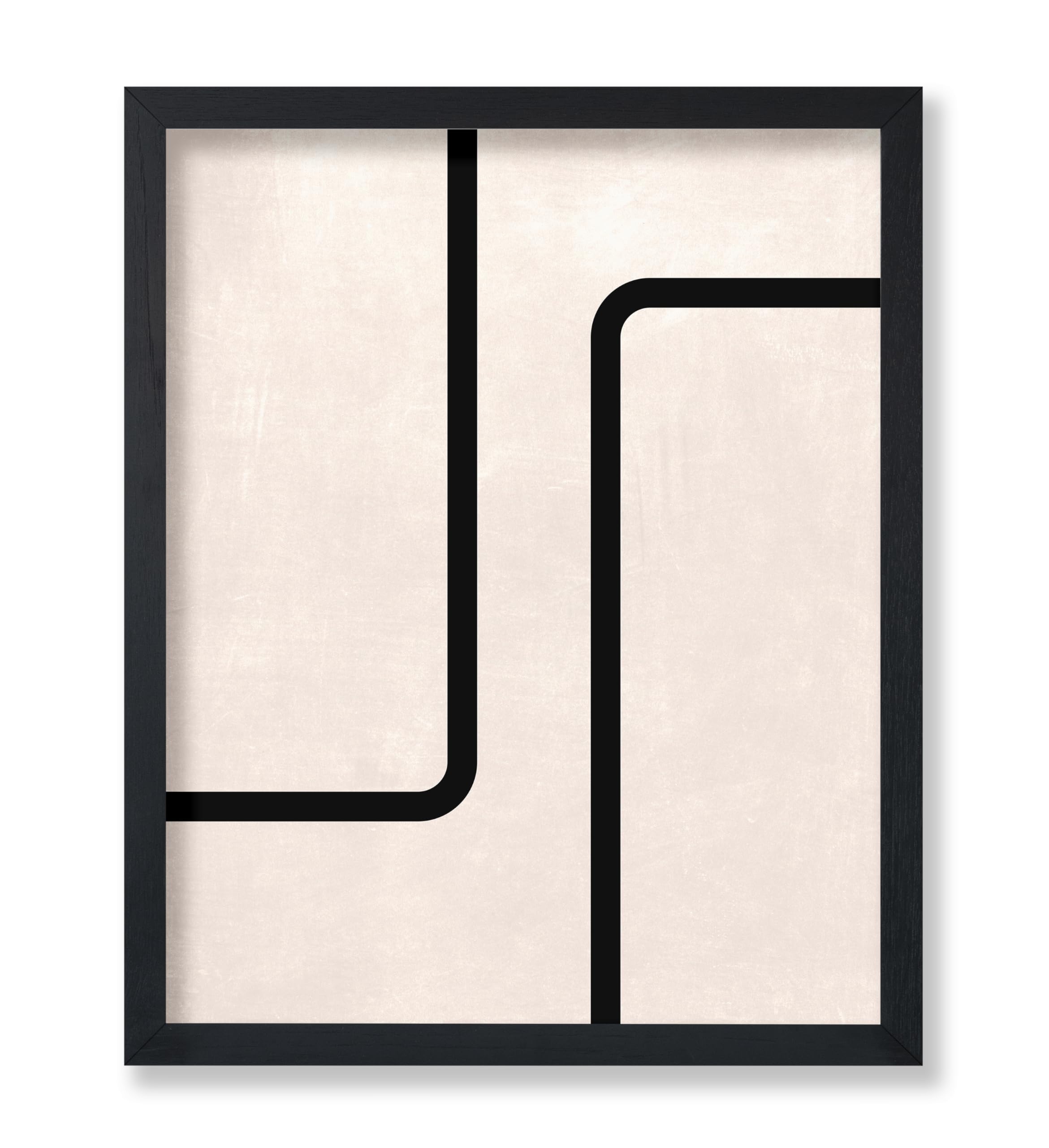 Poster Master Abstract Line Poster - Geometric Print - Black and White ...