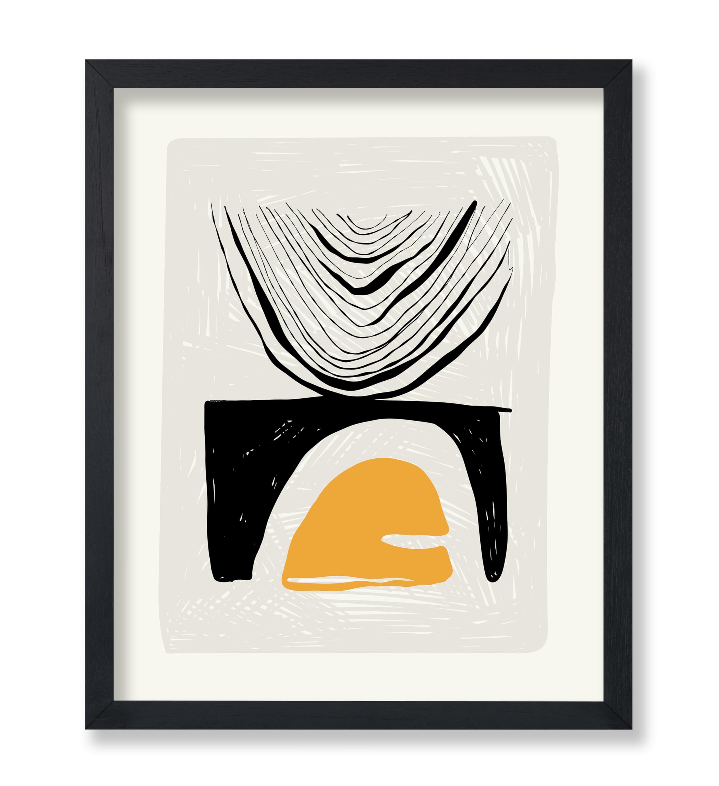 Poster Master Abstract Poster - Retro Line Drawing Print - Trendy Art ...