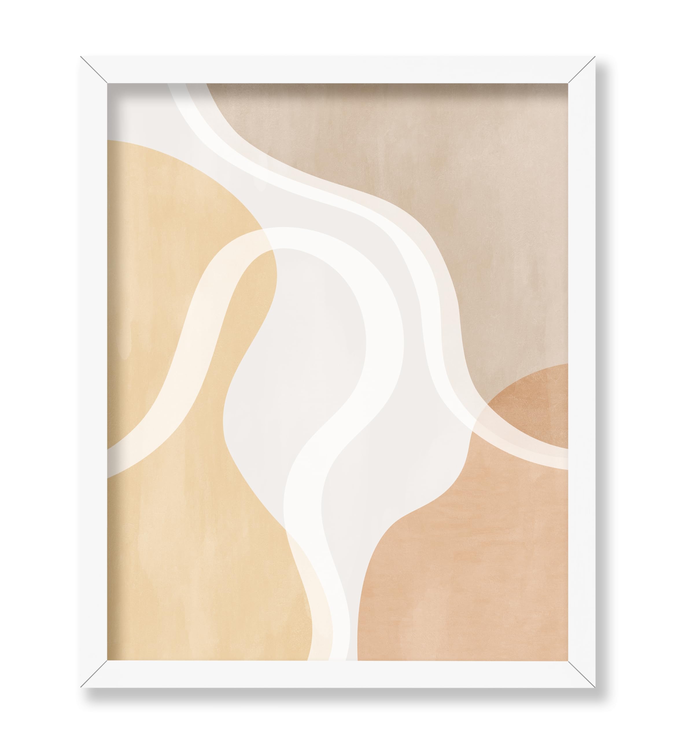 Poster Master Abstract Shapes Poster - Pastel Colors Shapes Print - Mid ...