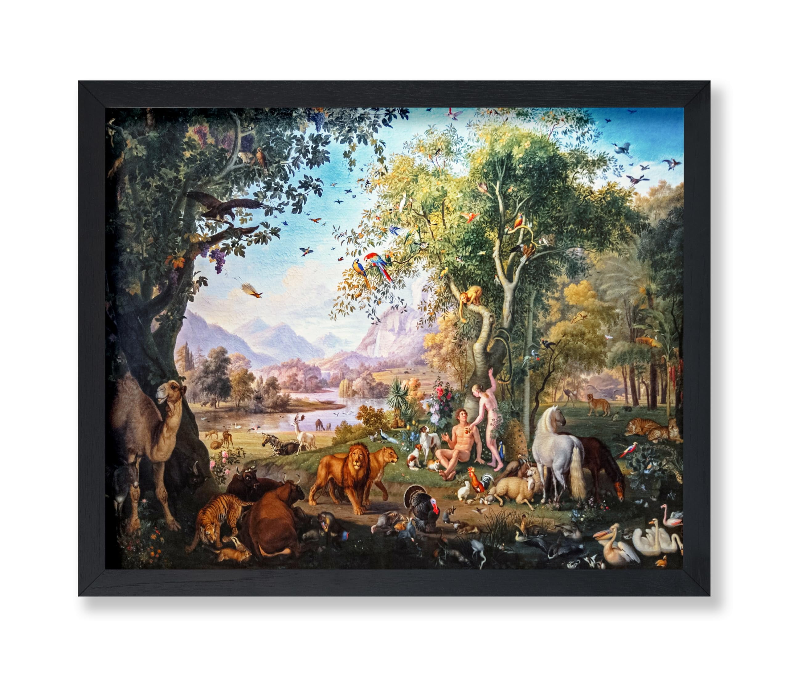 Poster Master Adam and Eve in the Garden of Eden Poster - Garden of ...